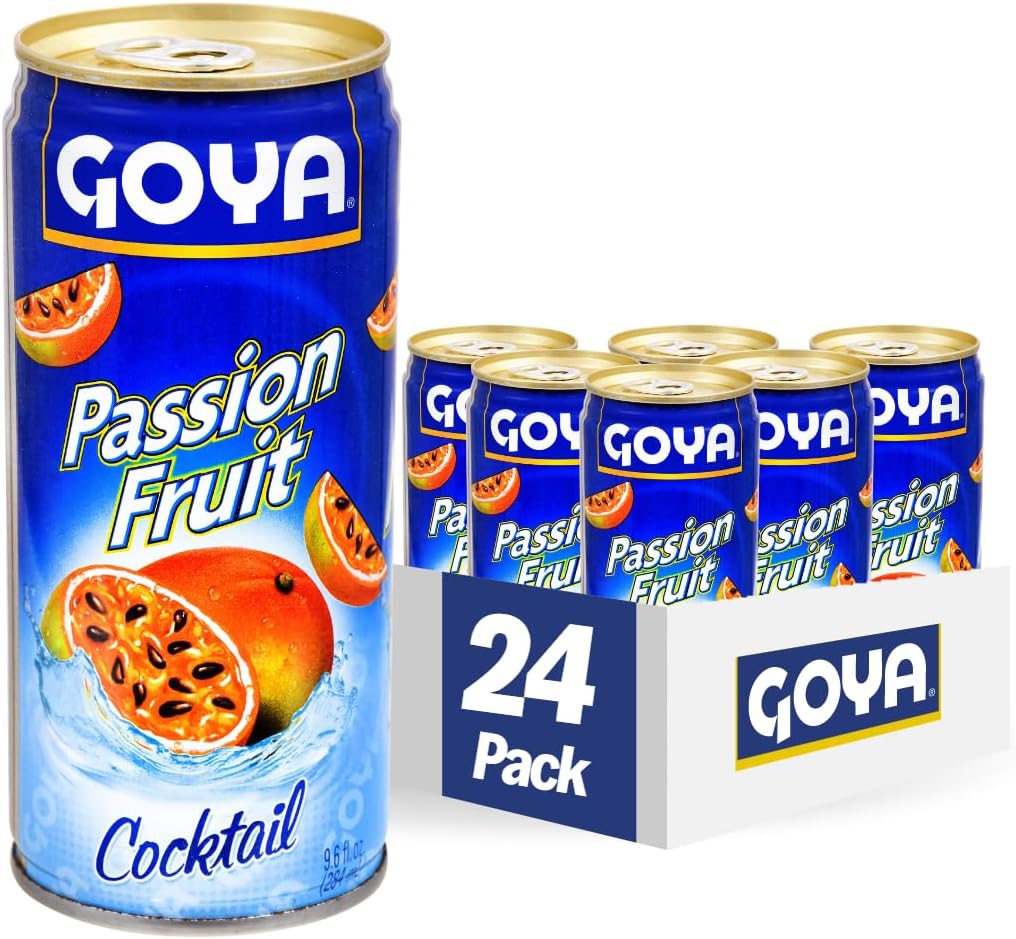 Amazon.com : Goya Foods Passion Fruit Cocktail, 9.6 Fl Oz (Pack of 24 ...