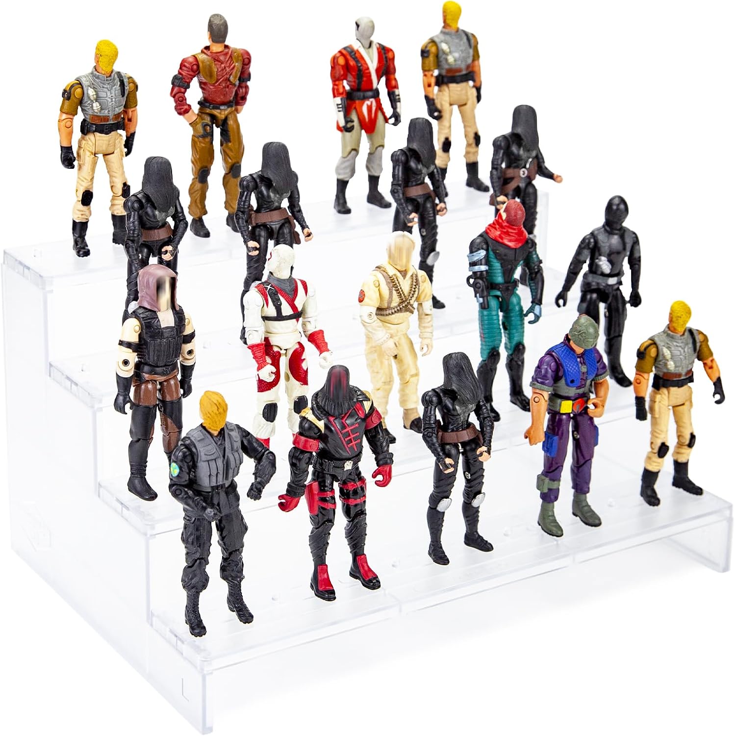 Amazon.com: NC EBCO Acrylic Riser Display Shelf,3.75 inch Clear Action ...
