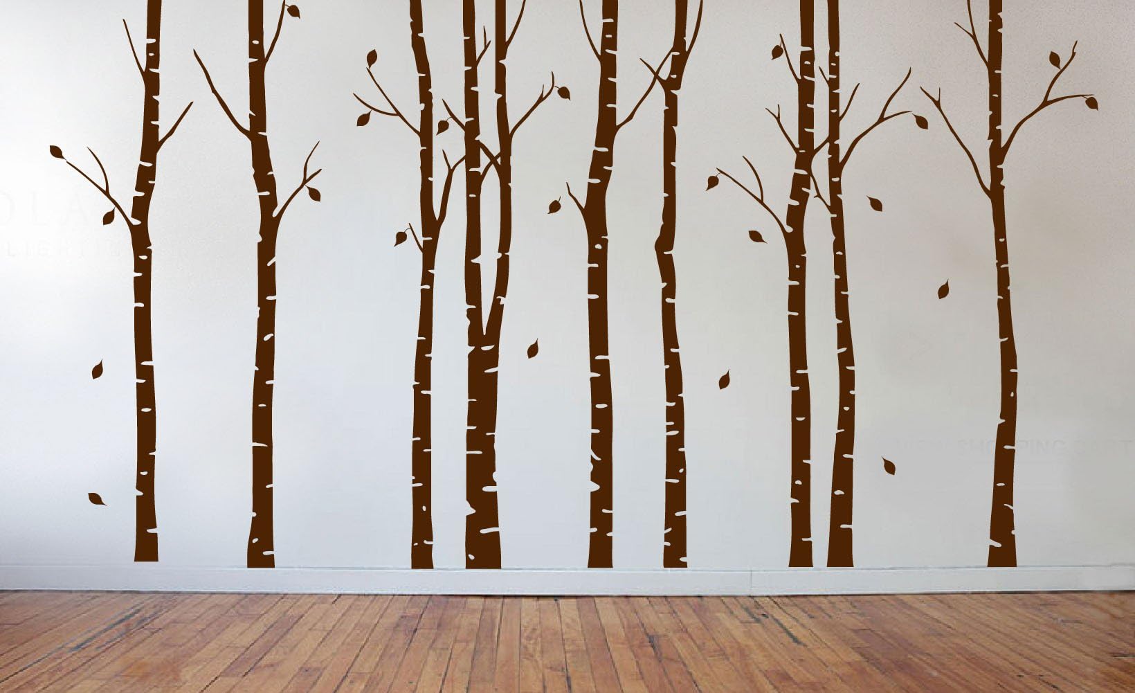 Amazon.com: Innovative Stencils Large Wall Birch Tree Decal Forest Kids ...