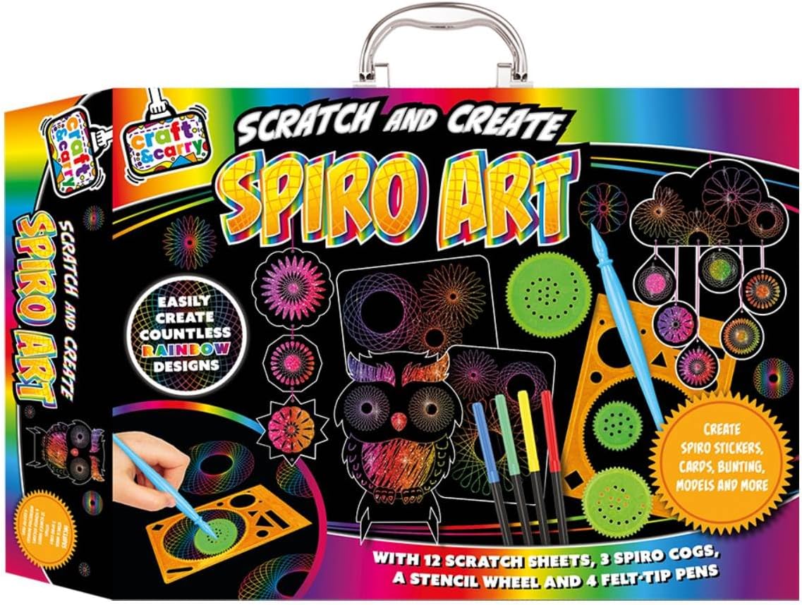 Scratch and Create Spiro Art Kit | Scratch Art | Etch Art for Children ...
