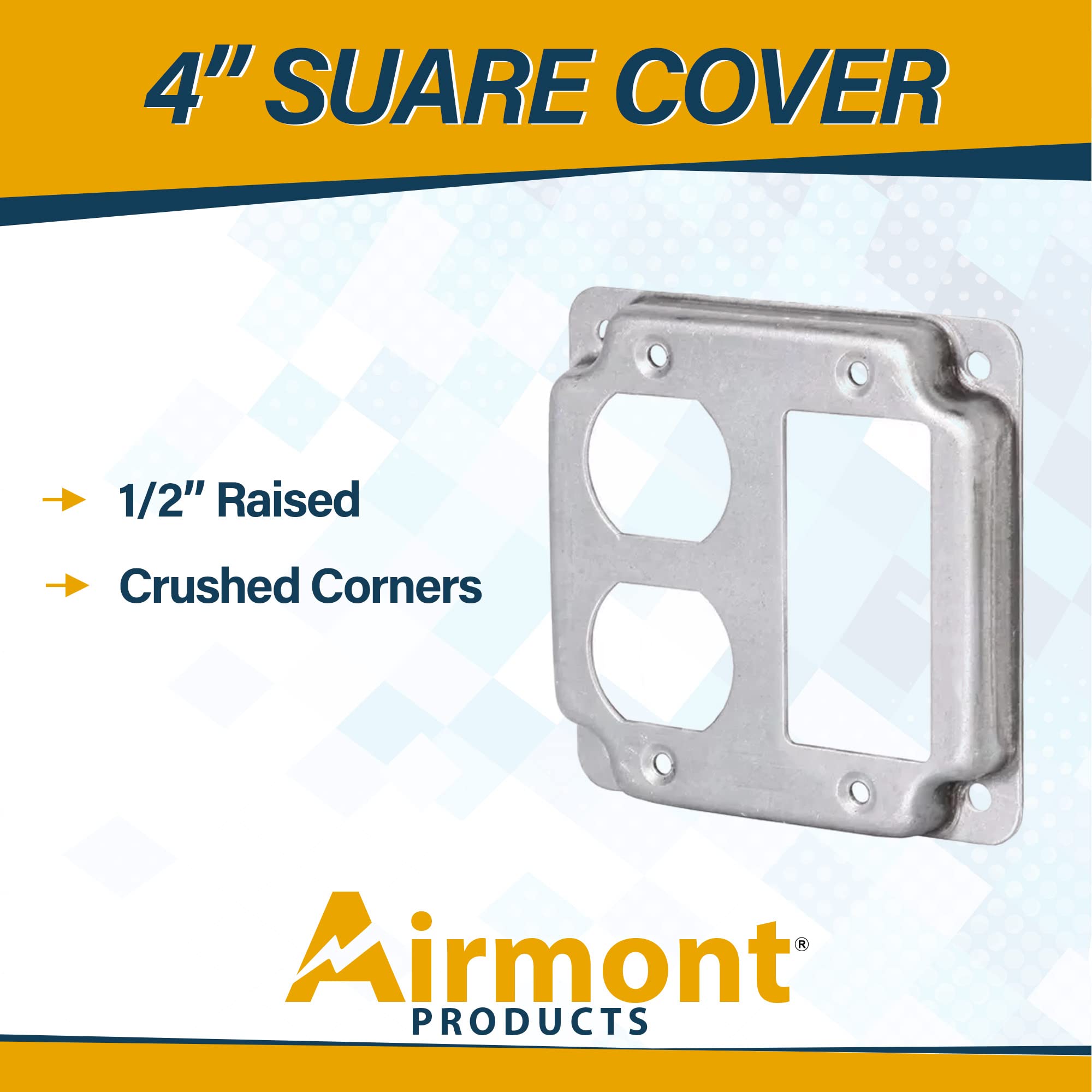 Snapklik.com : AP-12099, 4" Square Decora Switch And Duplex Receptacle ...