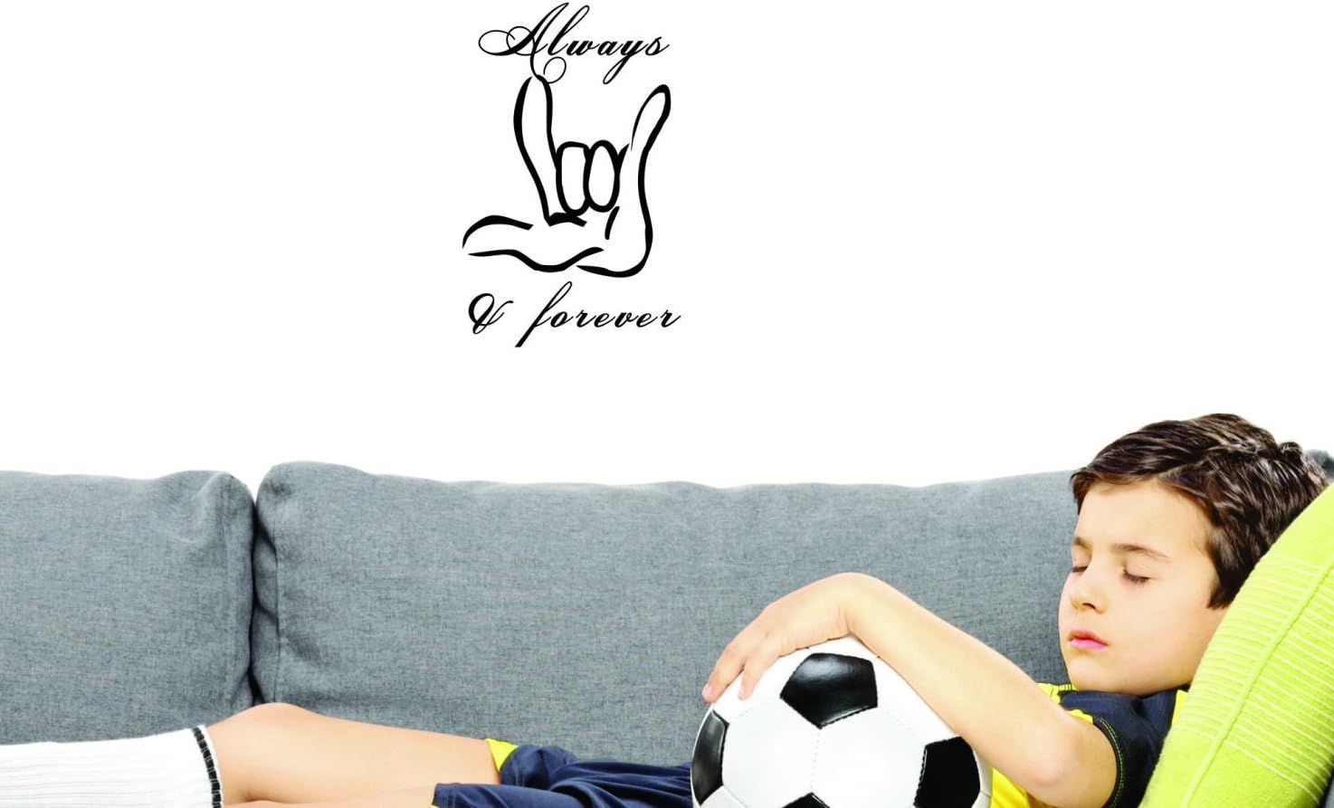 Design with Vinyl Decals Always & Forever Wall Art Size 20 Inches x 40 ...