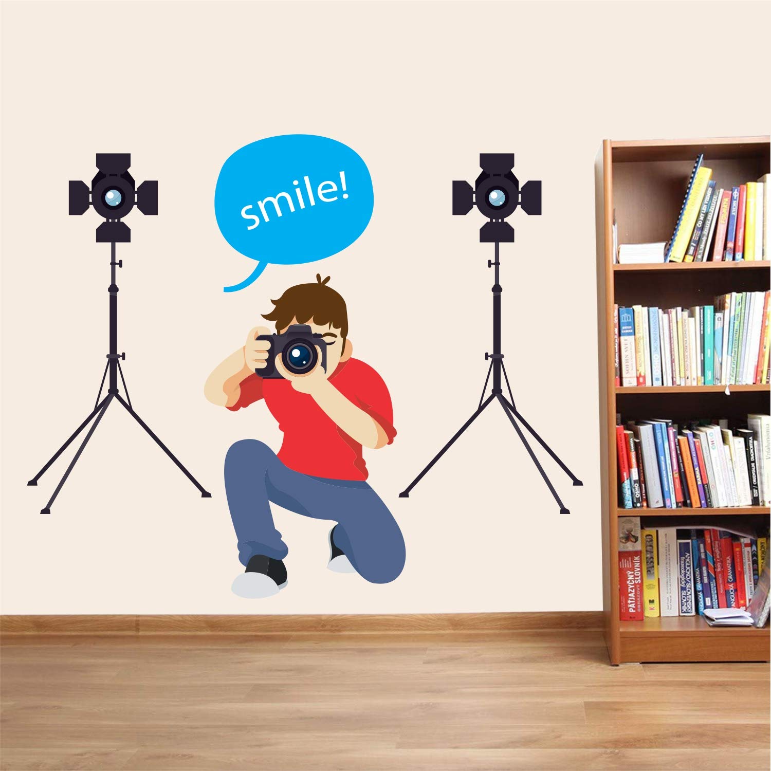 StickMe 'Photo Shot - Smile - Photography - Studio - Wall Sticker ...