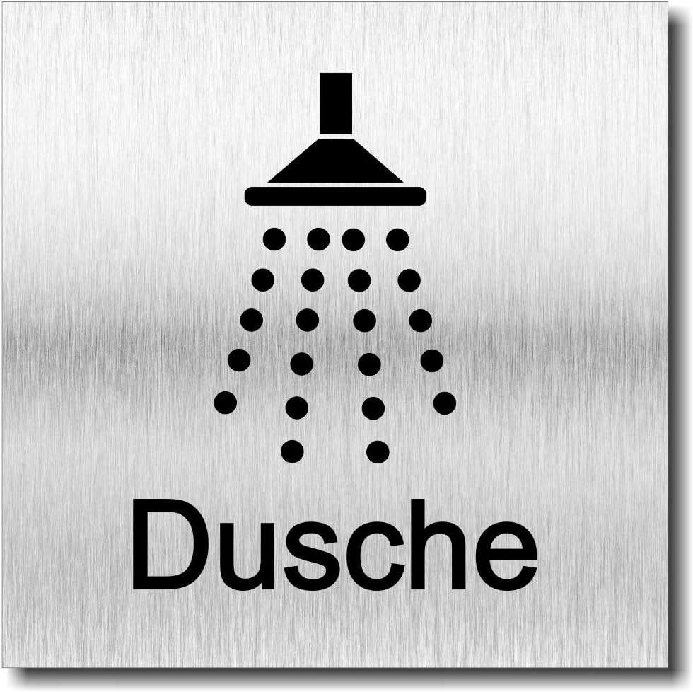 helit H6271300 - Piktogramm Dusche, Ø115 mm, selbstklebend mit Klebepad ...