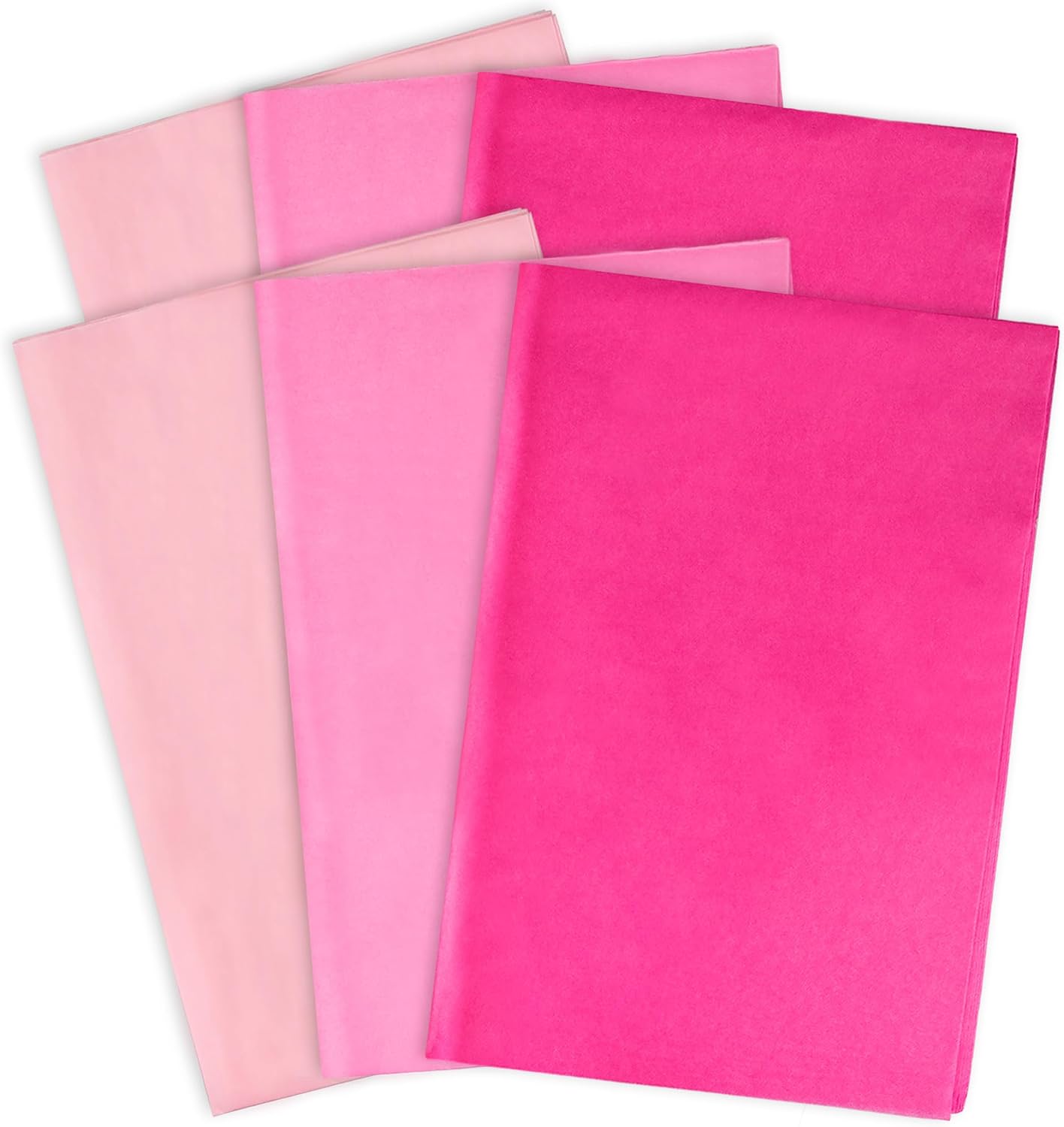 Amazon.com: MR FIVE 90 Sheets 20" x 30" Pink Tissue Paper Bulk,Large ...