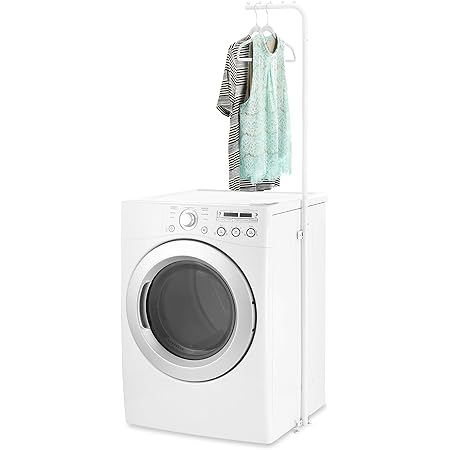 Amazon.com: Whitmor Magnetic Laundry Valet Hanging Rod - White ...