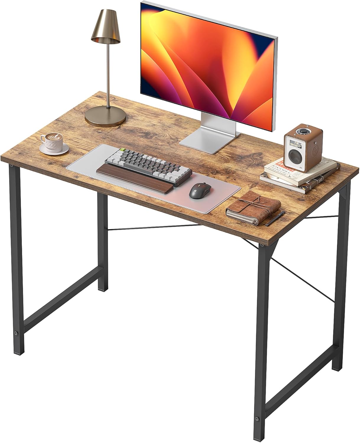Amazon.com: Cubiker Small Computer Desk, 32 inch Home Office Kids Desk ...