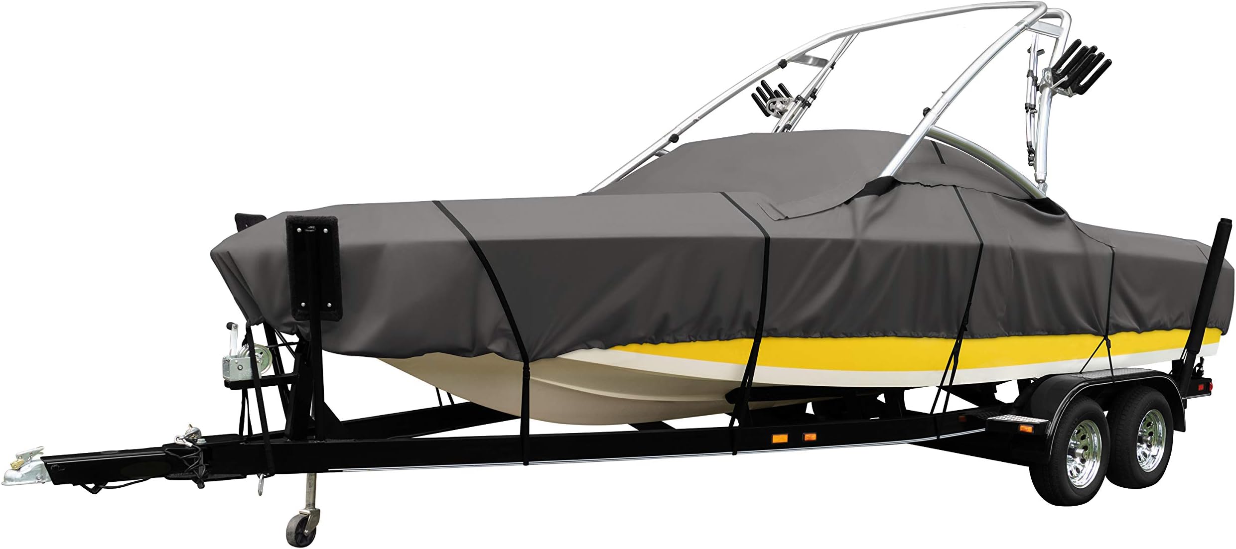 Amazon.com: Wakeboard Tower Boat Cover 21-23ft, Heavy Duty 100% ...