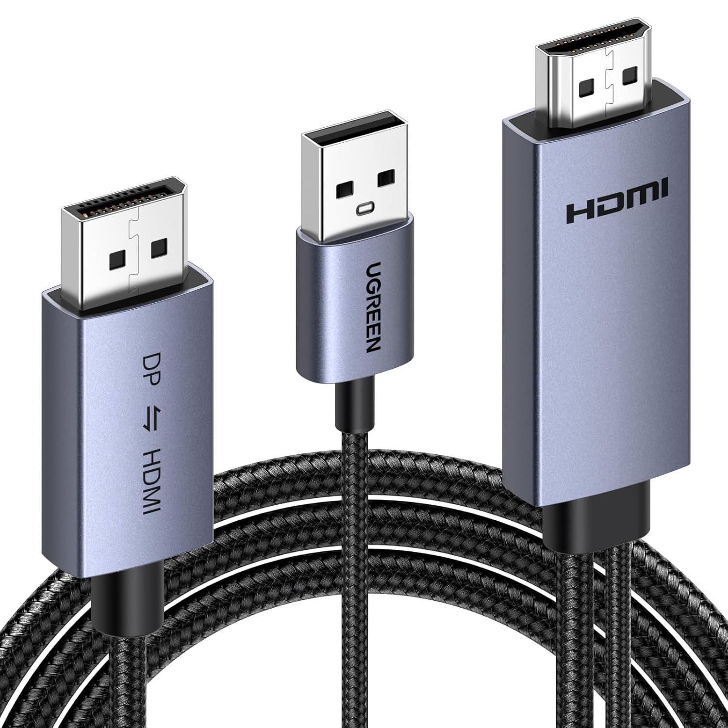 Amazon.com: UGREEN 4K@60Hz Bidirectional HDMI to Displayport Cable Male ...
