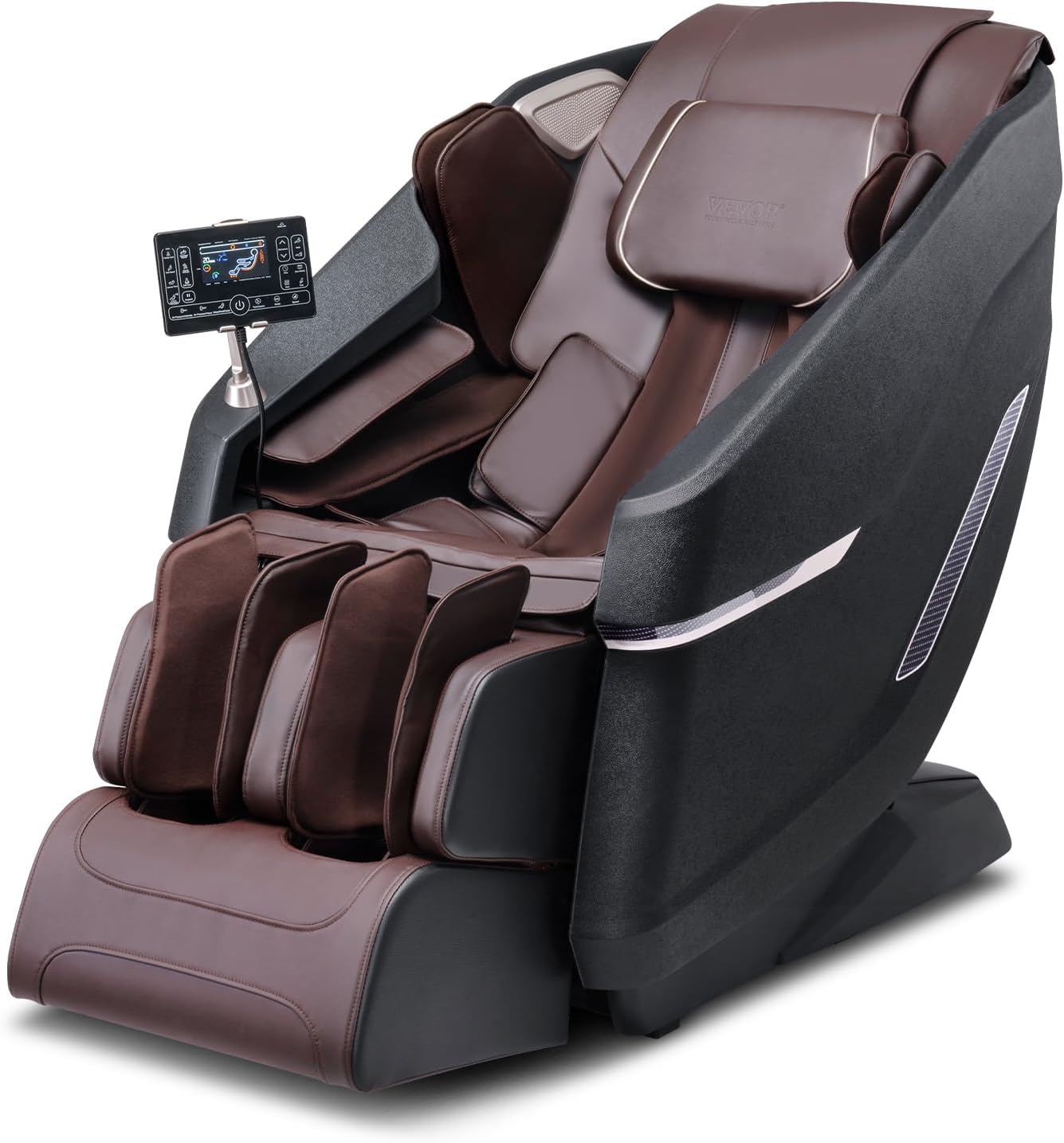 Amazon.com: VEVOR Massage Chair with Flexible SL-Track, Full Body Zero ...