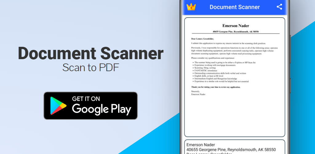 Document Scanner - Scan to PDF:Amazon.com:Appstore for Android
