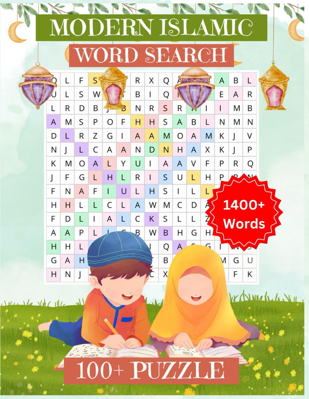 Modern Islamic Word search- 100+ Puzzle- 1400+ words- Large Print- Solutions Included : Miah ...