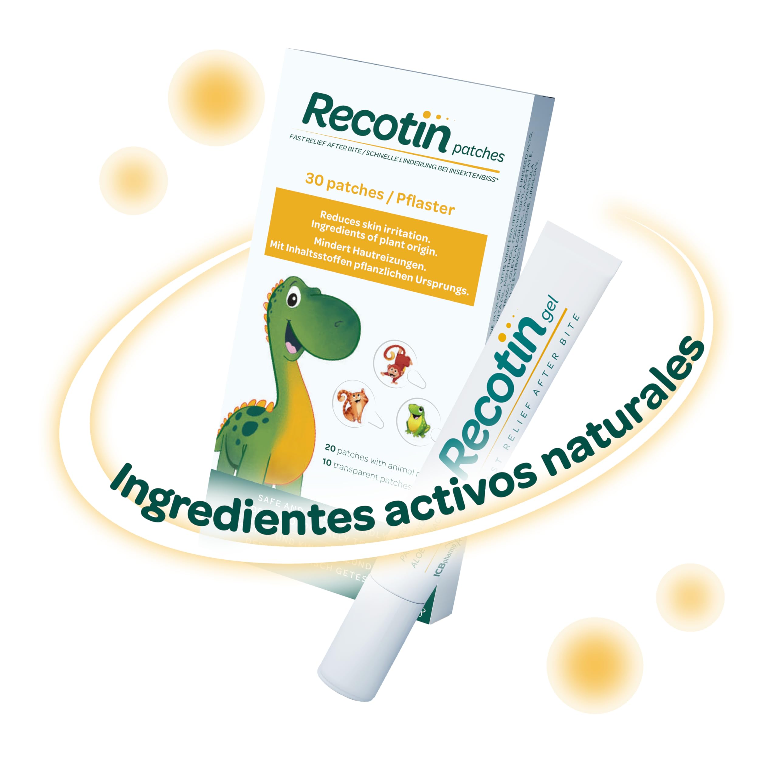 Recotin Afterbite Mosquitos Pack - 100% Ingredientes Naturales - Alivi...