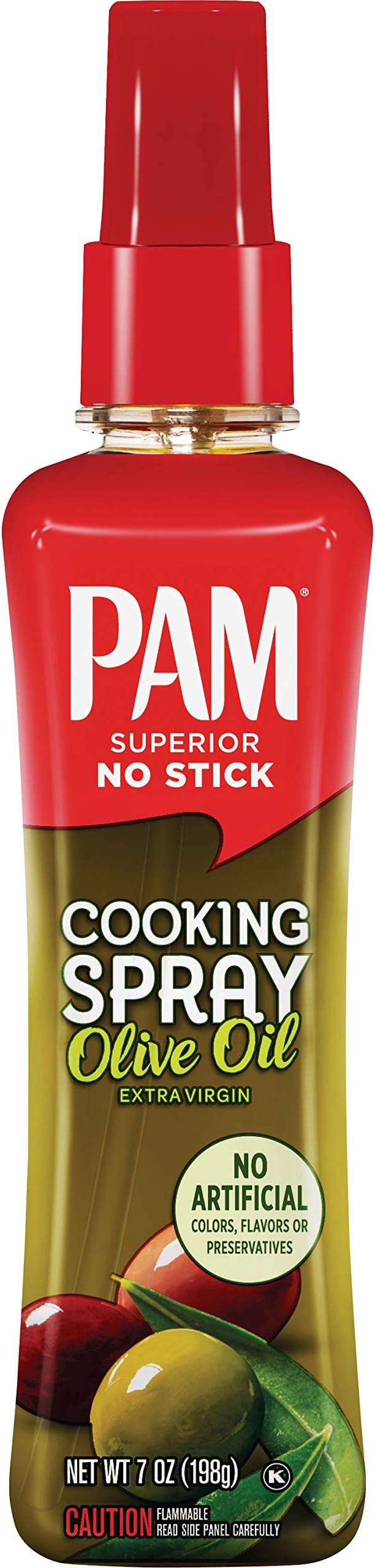 Amazon.com : PAM Spray Pump Olive Oil Cooking Spray, Keto Friendly, 7 ...