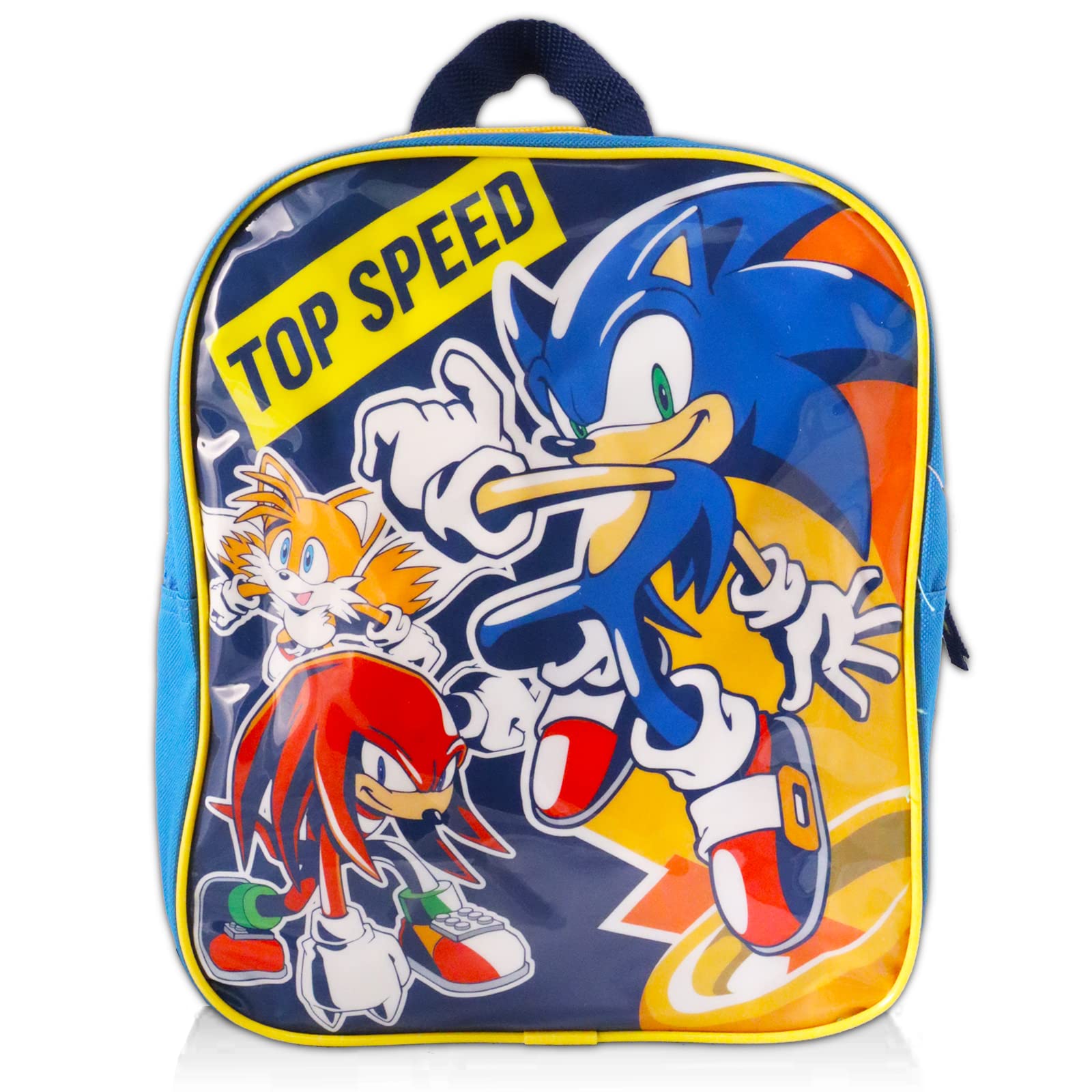 Sonic the Hedgehog Mini Backpack - 11" Sonic Backpack Bundle with Mario ...