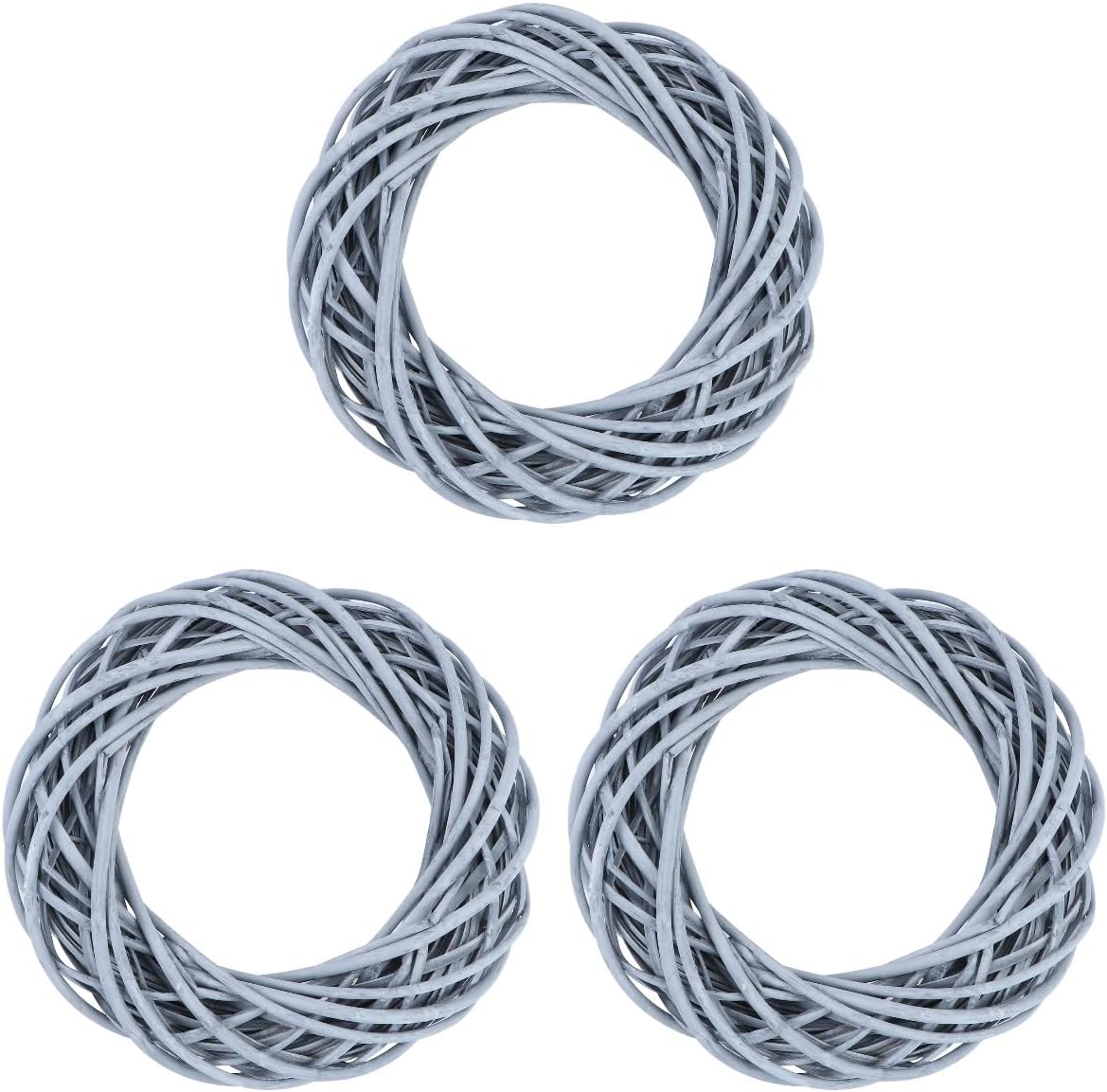 Amazon.com: 3 Pack Natural 12-Inch Rattan Wreath Rattan Wreath Frame ...