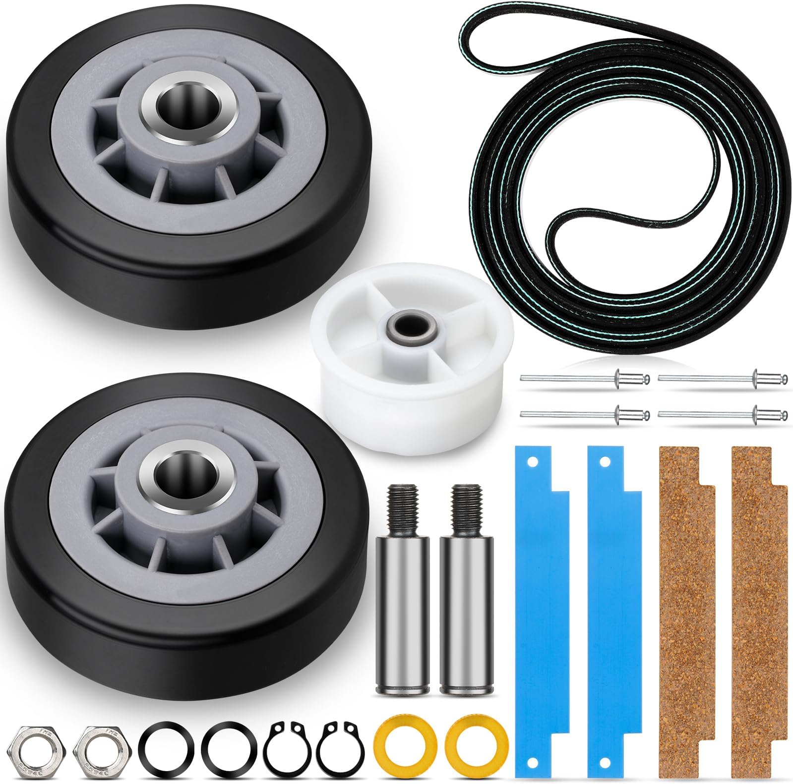 Amazon.com: Valchoose 12001541 303373K Maytag Dryer Drum Roller Kit ...