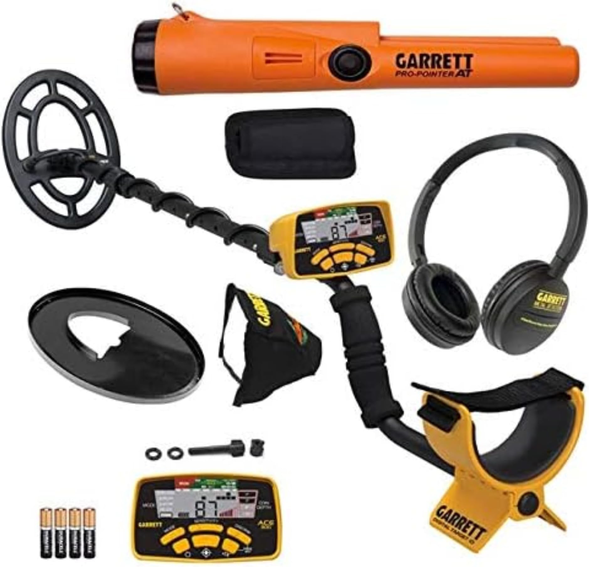 Amazon.com : Garrett ACE 300 Metal Detector Bundle – Made in The USA ...