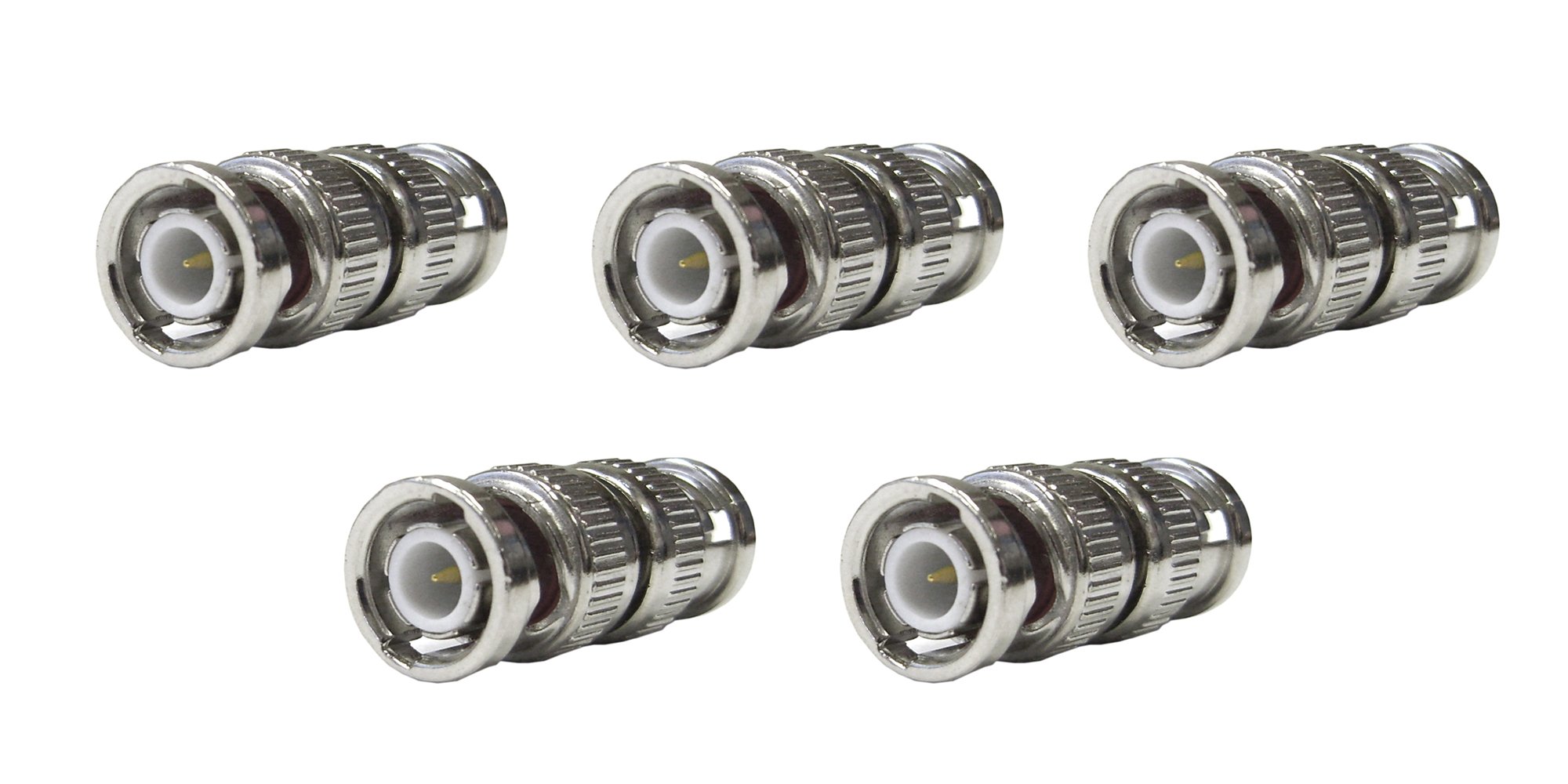 Amazon.com: BNC Barrel Connector (Coupler), BNC Male to BNC Male, 50 ...