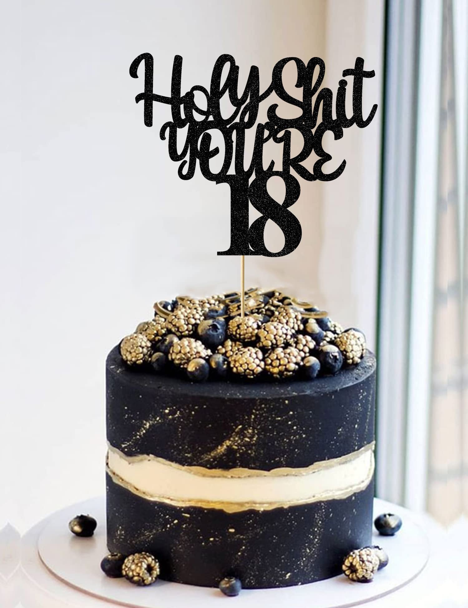 Snapklik.com : Holy Shit Youre 18 Cake Topper 18th Birthday Cake ...