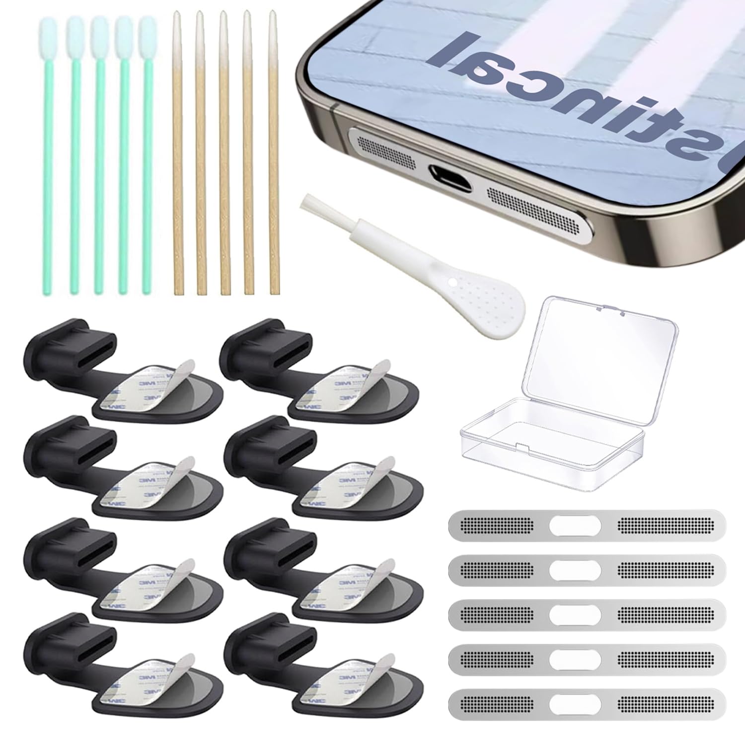Amazon.com: 8 Packs New Dust Plug, Phone Accessories for iPhone 16 15 ...