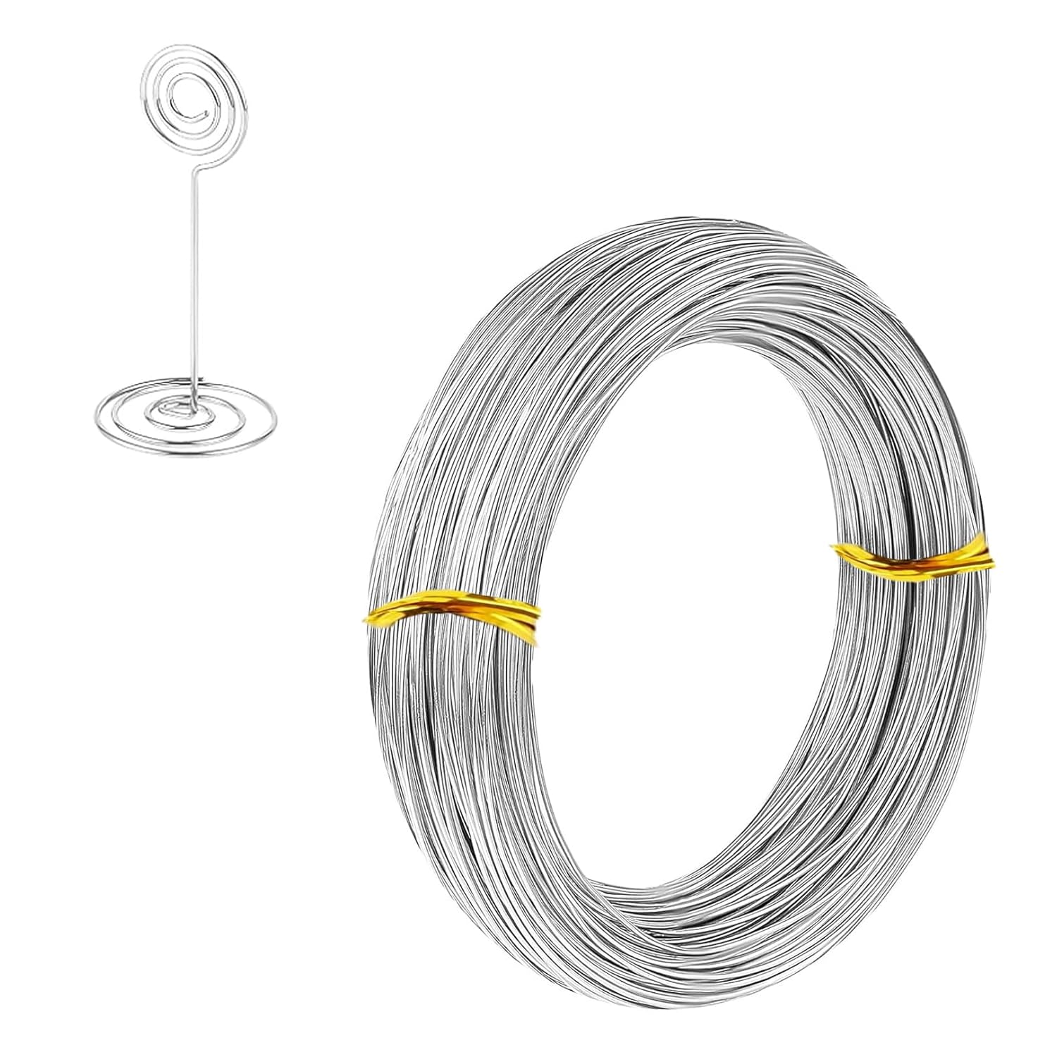 LIAMGUS 1mm Aluminum Craft Wire Rolls 30m, Wire Flexible Bendable ...