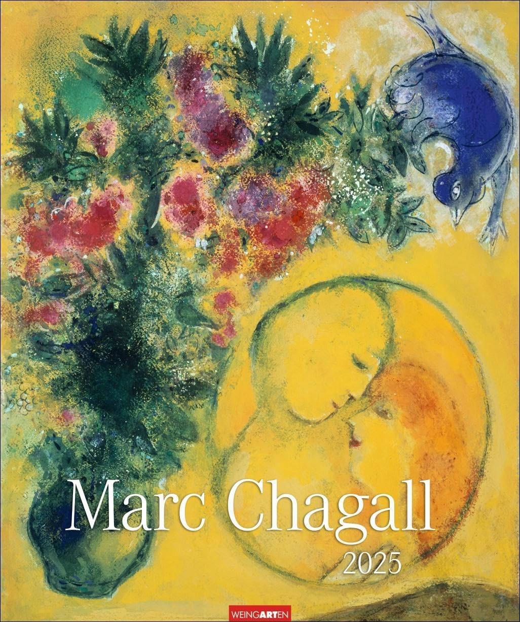 Amazon.com: Marc Chagall Calendar 2025: Artistic Wall Calendar with ...