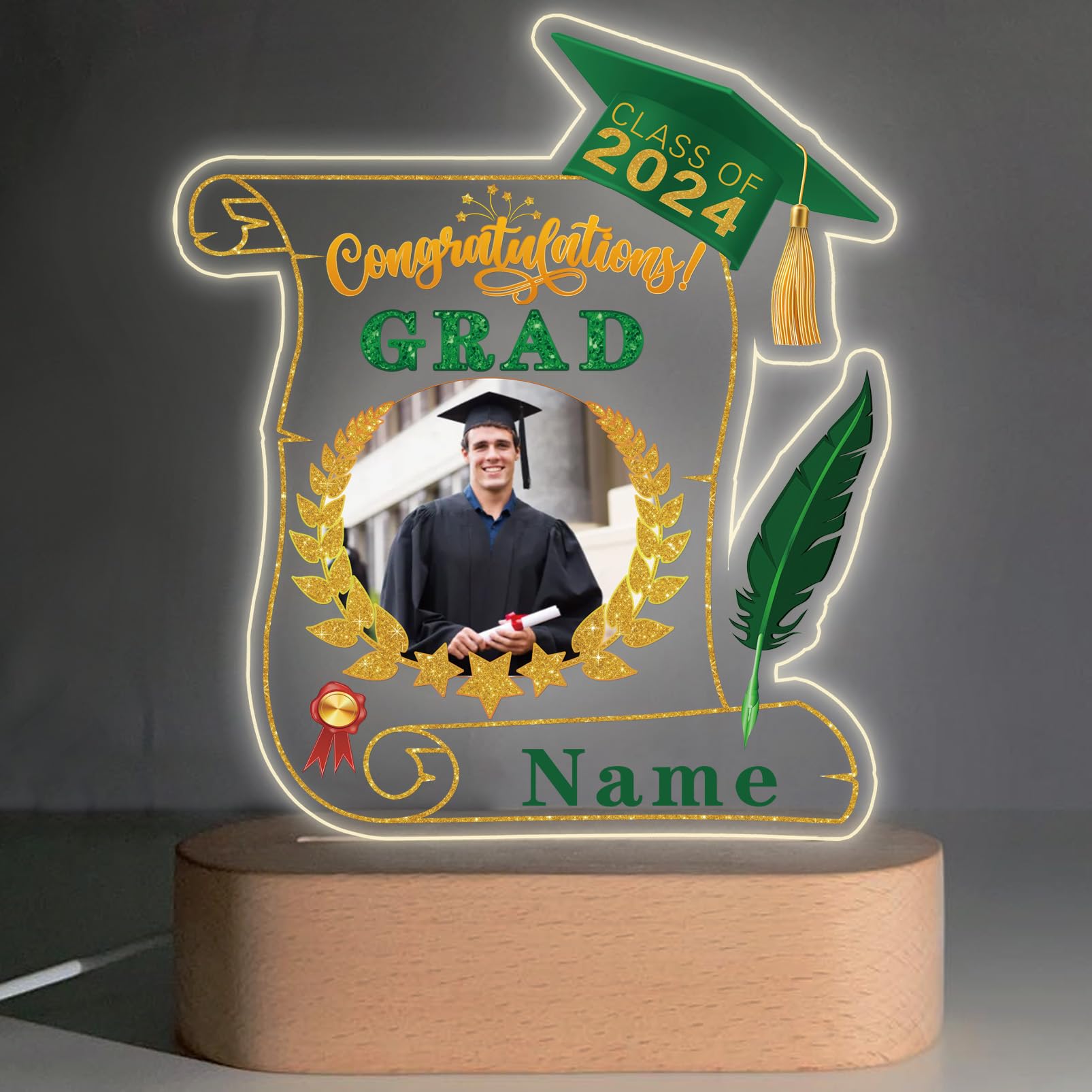 Snapklik.com : Dicodes Custom Graduation Gift Night Light