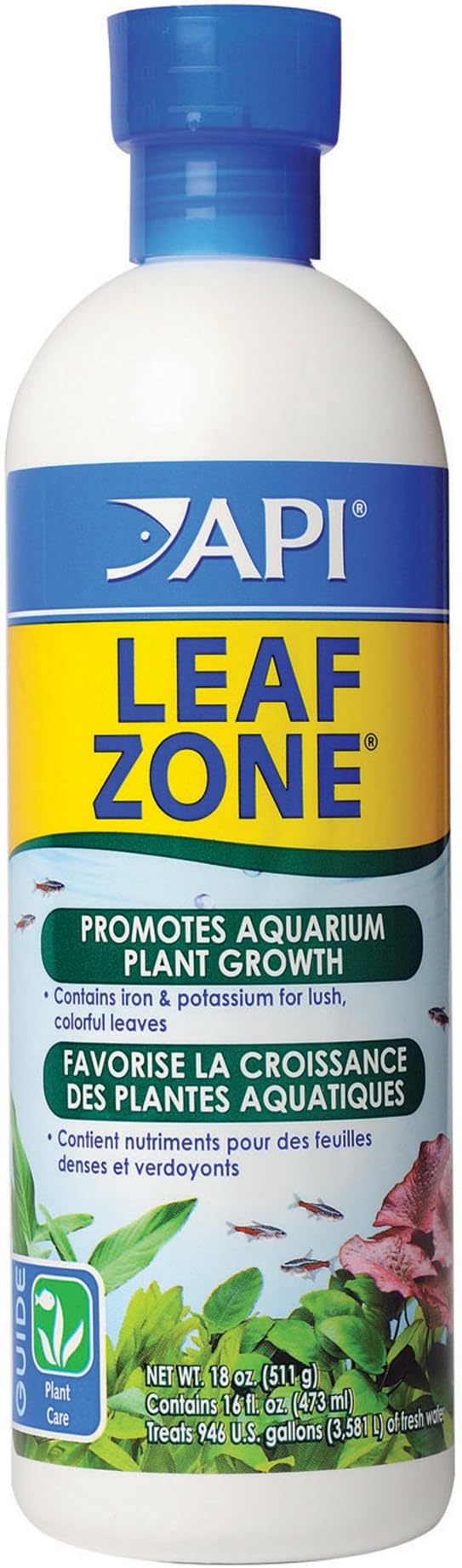 API LEAF ZONE Freshwater Aquarium Plant Fertilizer 473 ml Bottle ...