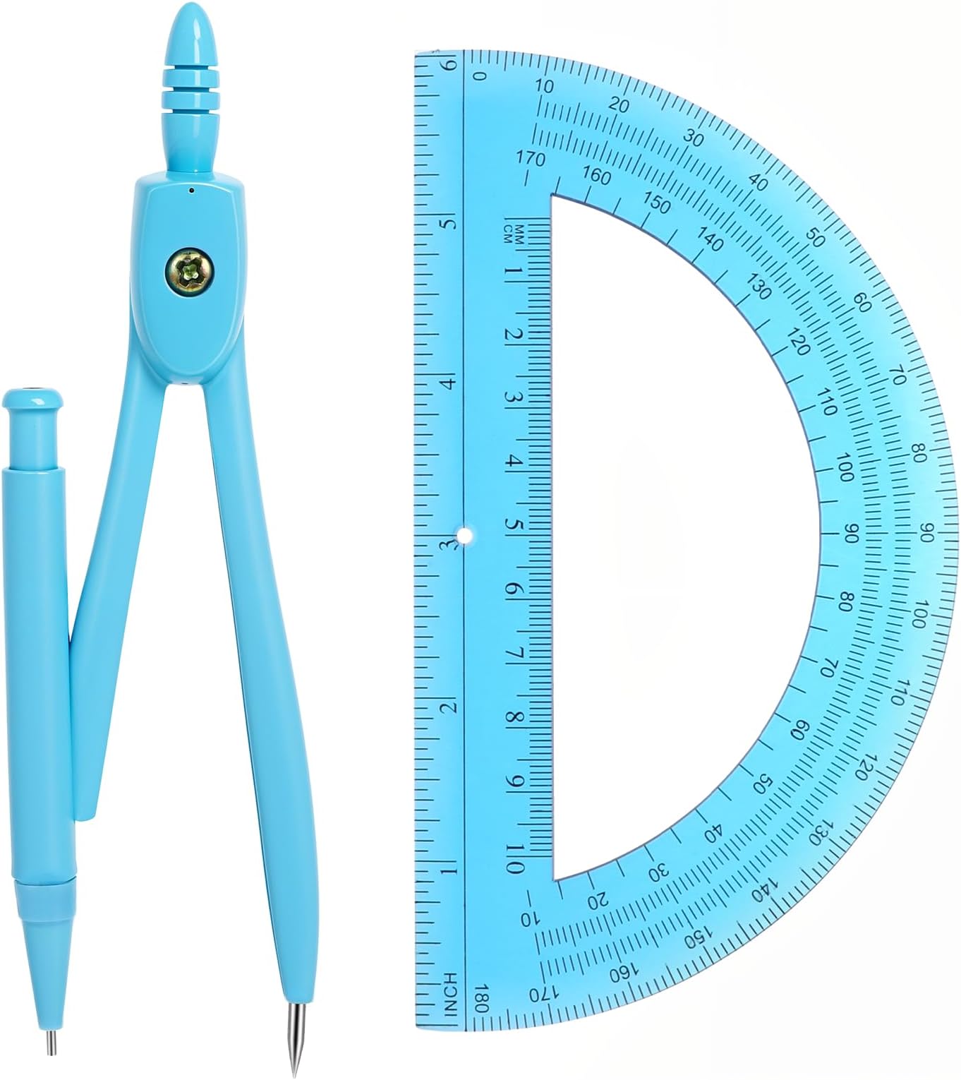 Amazon.com : 20 Sets Student Protractor and Compass Set - Student ...