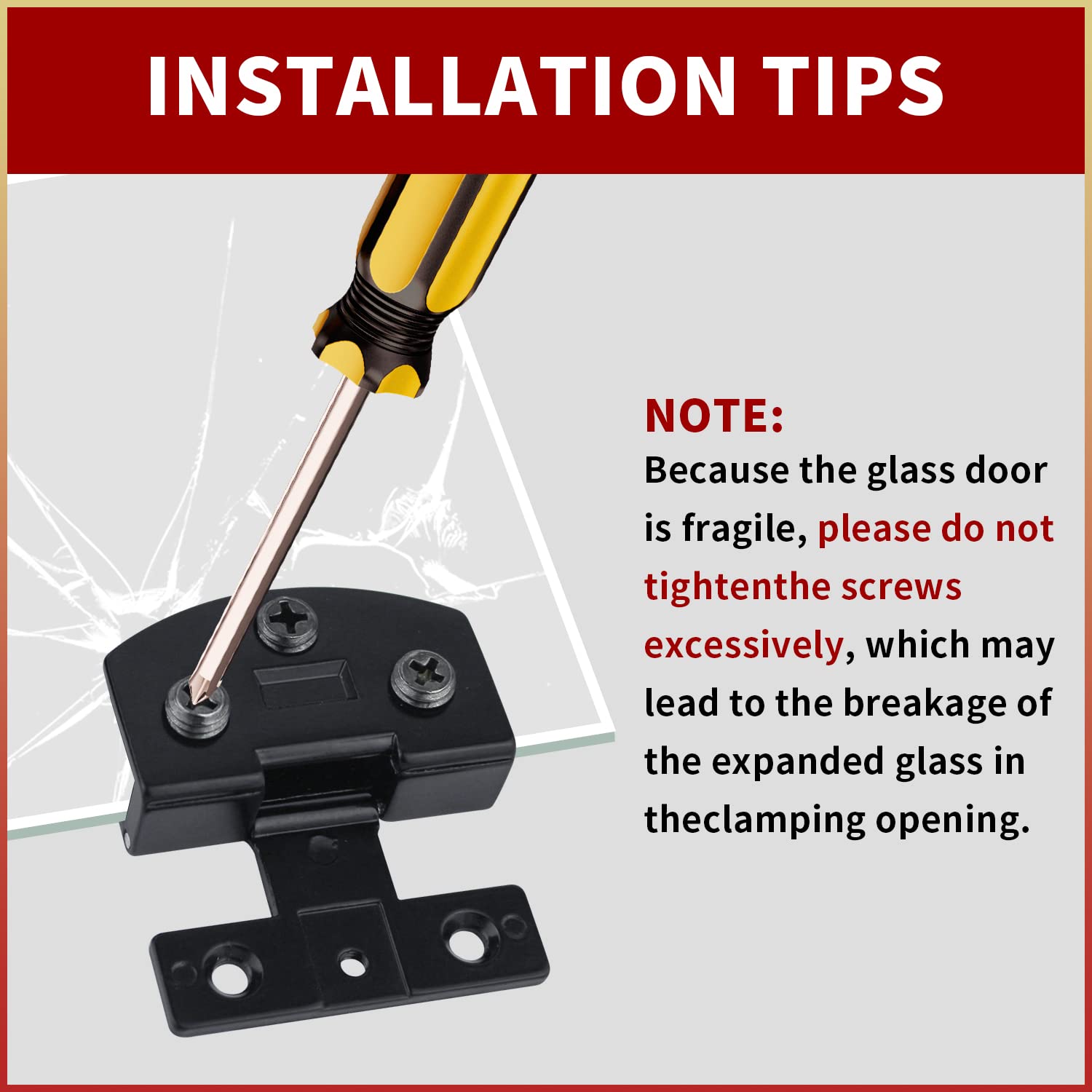 Snapklik.com : Cabinet Glass Door Hinge,2 Pcs 90 Degrees Frameless Door ...