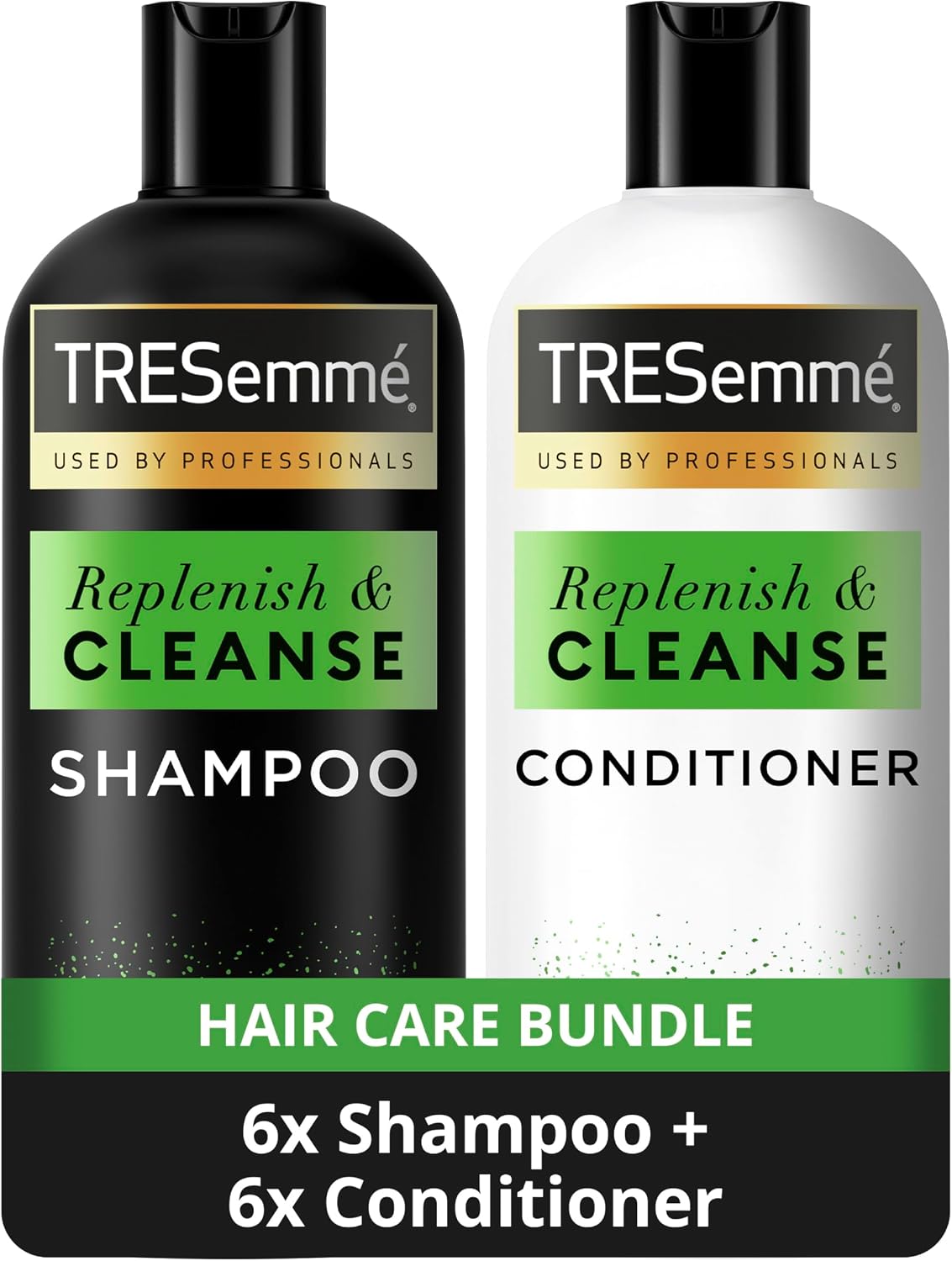 TRESemmé Replenish & Cleanse Hair Care Bundle Shampoo (6x 680 ml) and ...