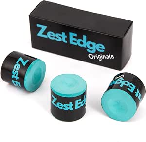 ZEST EDGE 3pc Snooker Chalk for Snooker Cues - 3 x Round Pool Chalk ...