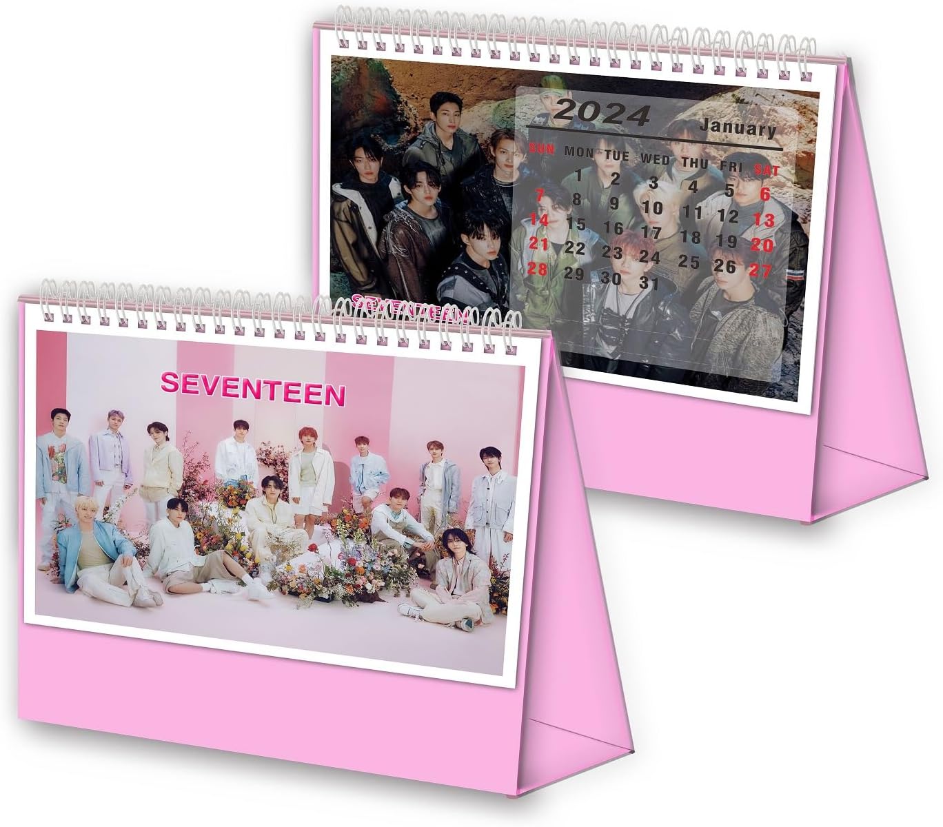 Amazon.com : SEVENTEEN Calendar 2023-2024,SEVENTEEN Gift Photo Desk ...