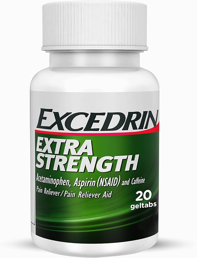 Amazon.com: Excedrin Extra Strength Geltabs for Headache Pain Relief ...