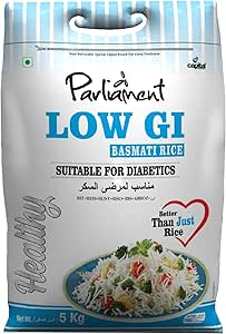 Parliament Low GI Basmati Rice 5Kg : Amazon.ae: Grocery