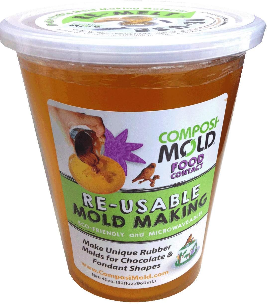 ComposiMold Reusable Molding Material 40 oz Food Contact : Amazon.co.uk ...