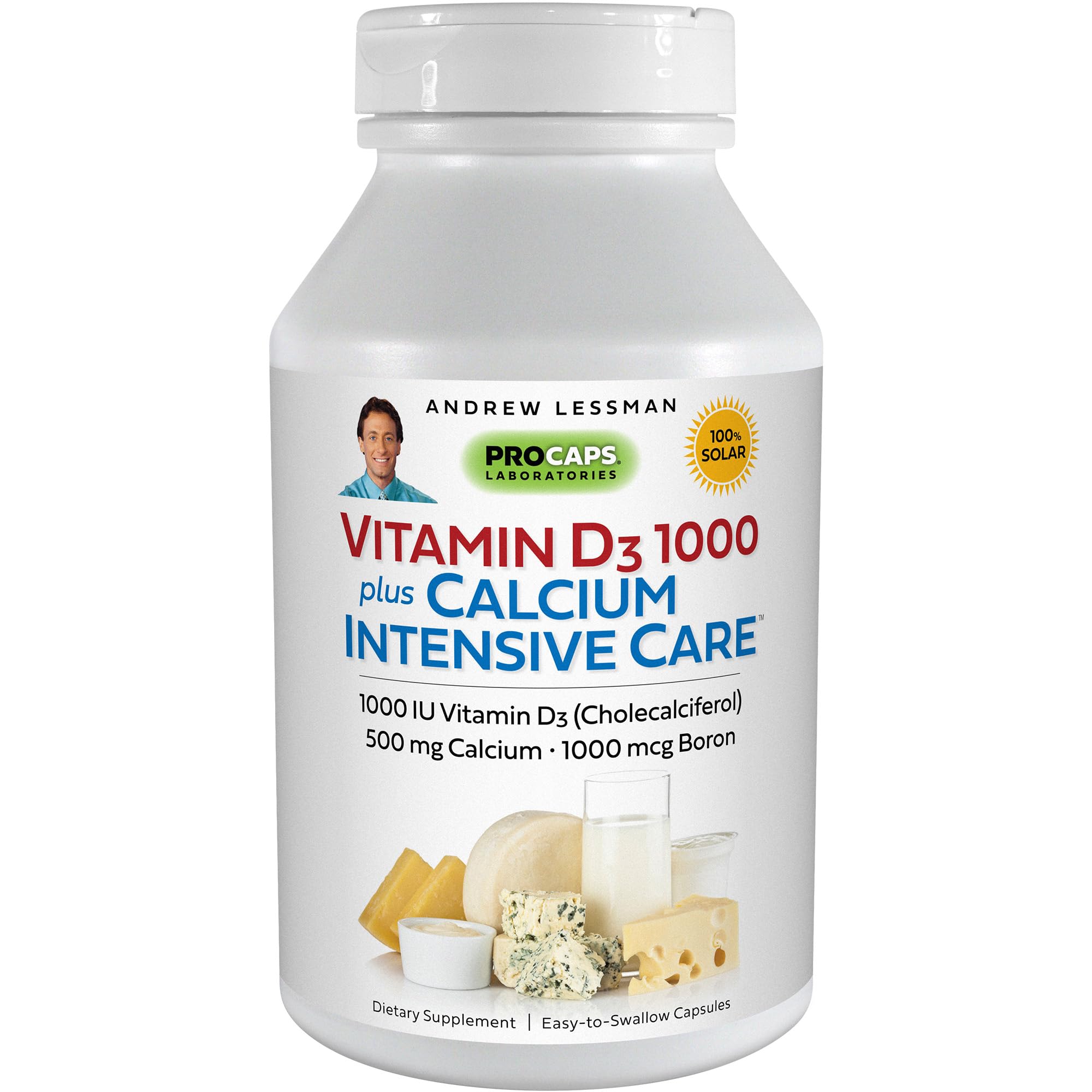 Amazon.com: ANDREW LESSMAN Vitamin D3 1000 Plus Calcium Intensive Care ...