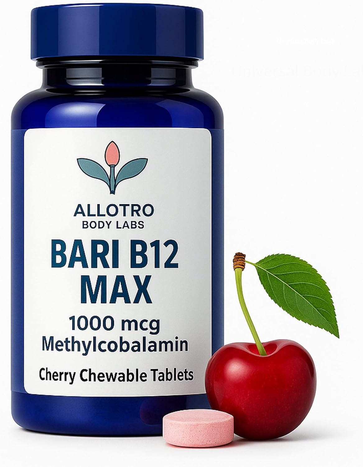 Amazon.com: Bari B12 Max – Chewable Vitamin B12 1000mcg Methylcobalamin ...
