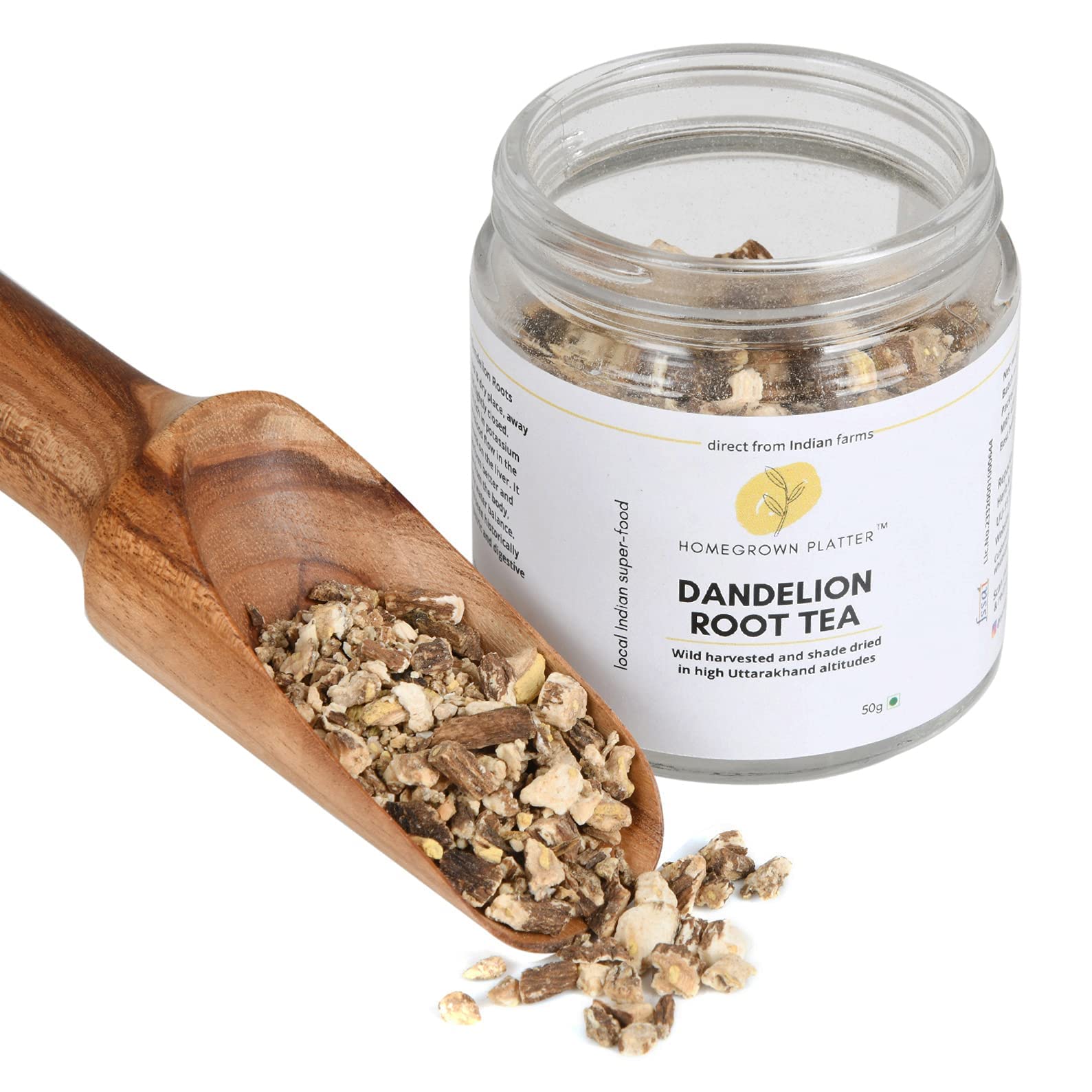 Homegrown Platter Dandelion Green Tea | 100% Whole Leaf & Natural ...