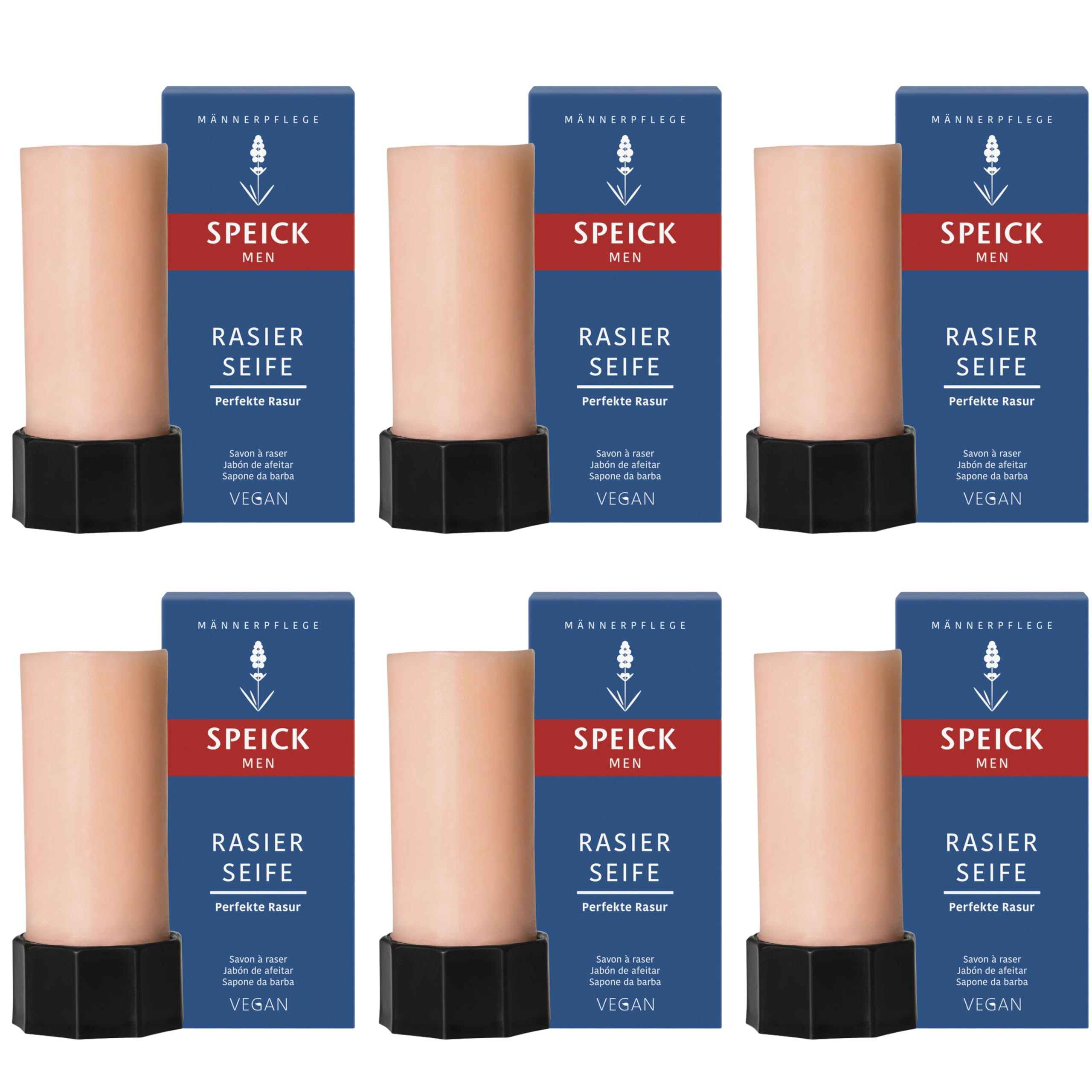 Speick Shaving Soap Stick 50g (Pack of 6), Shaving Stick For men ...