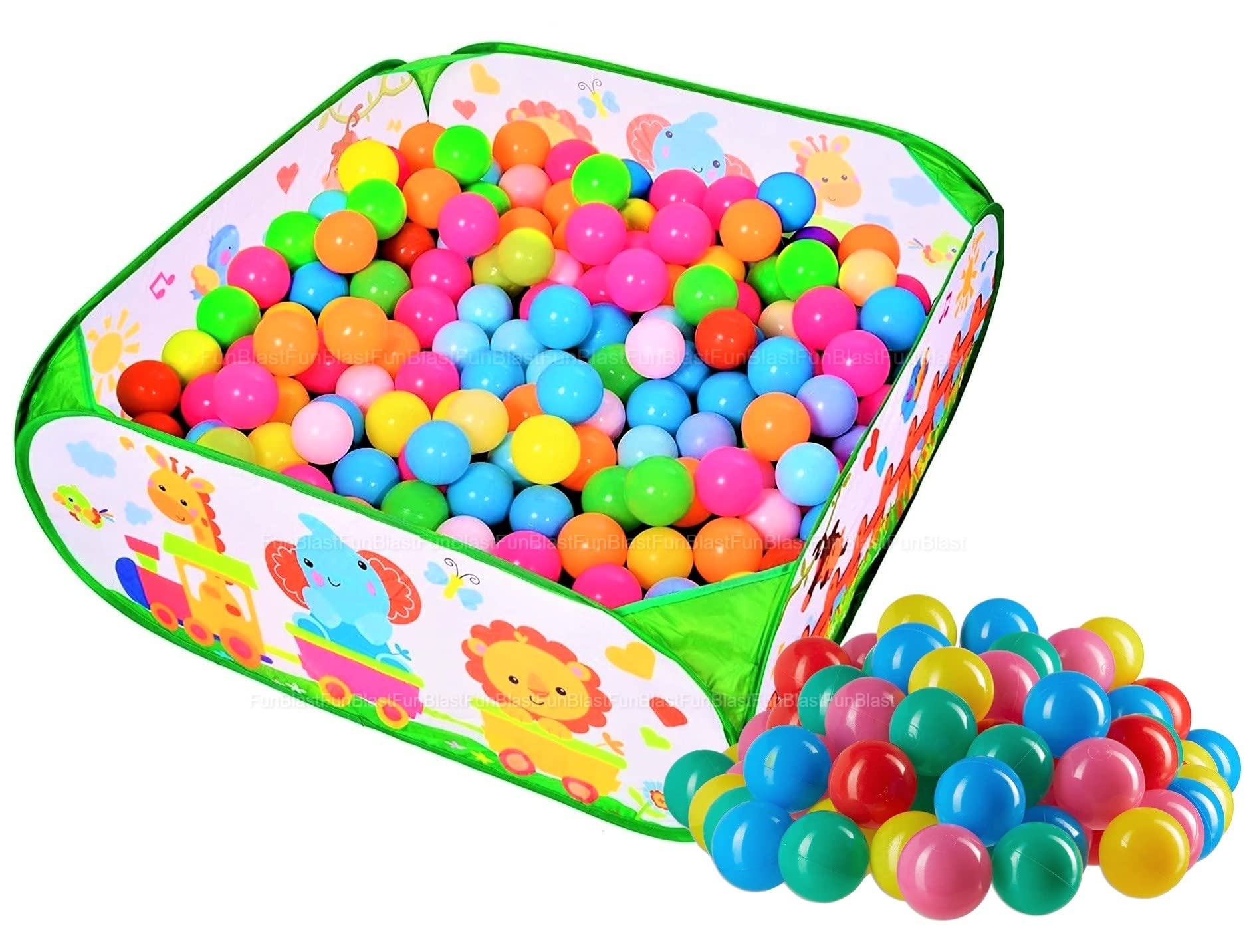 Buy FunBlast Ball Pool for Kids - Large Size Foldable Square Activity ...