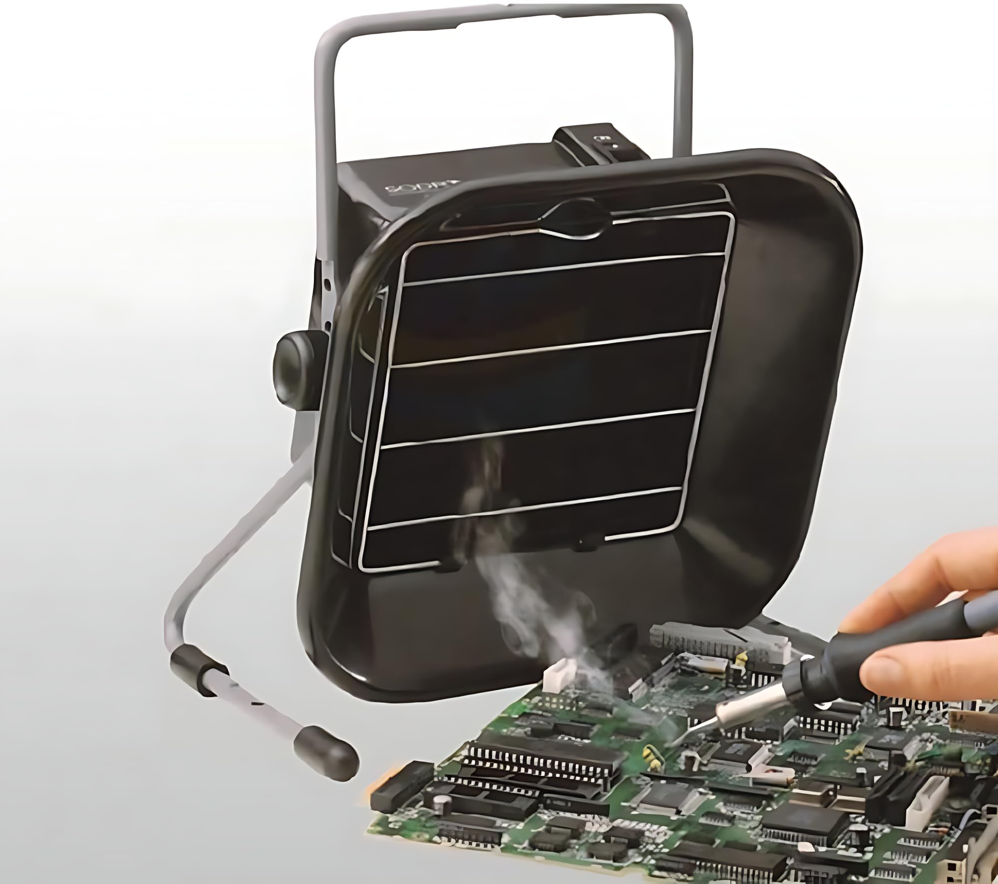 VITORFIRE Adjustable Smoke Absorber Remover 120V 30W ESD Fume Extractor ...