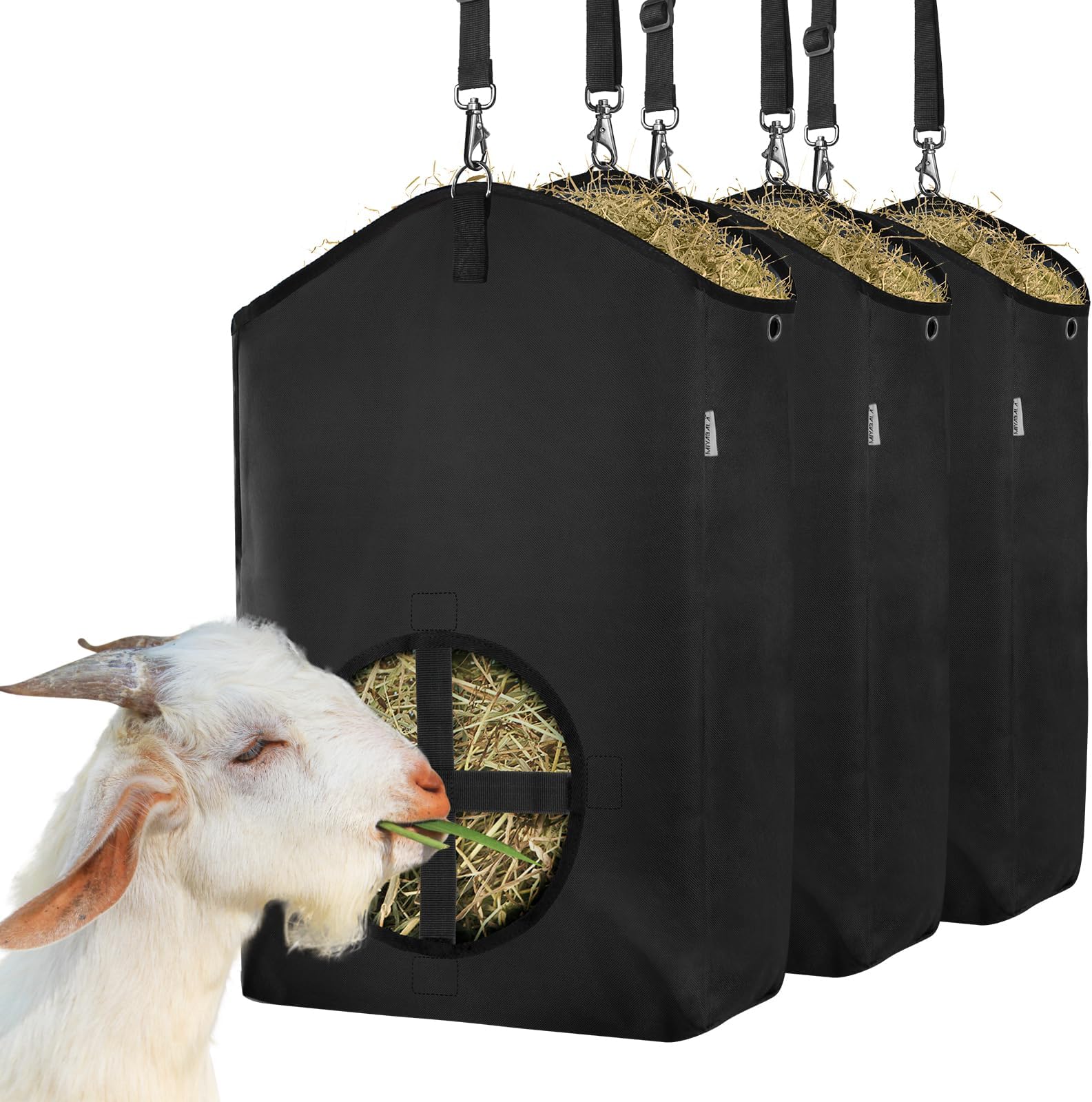 Amazon.com: MIYABALA Hay Bags for Horses,3 Packs Slow Feed Hay Bags for ...