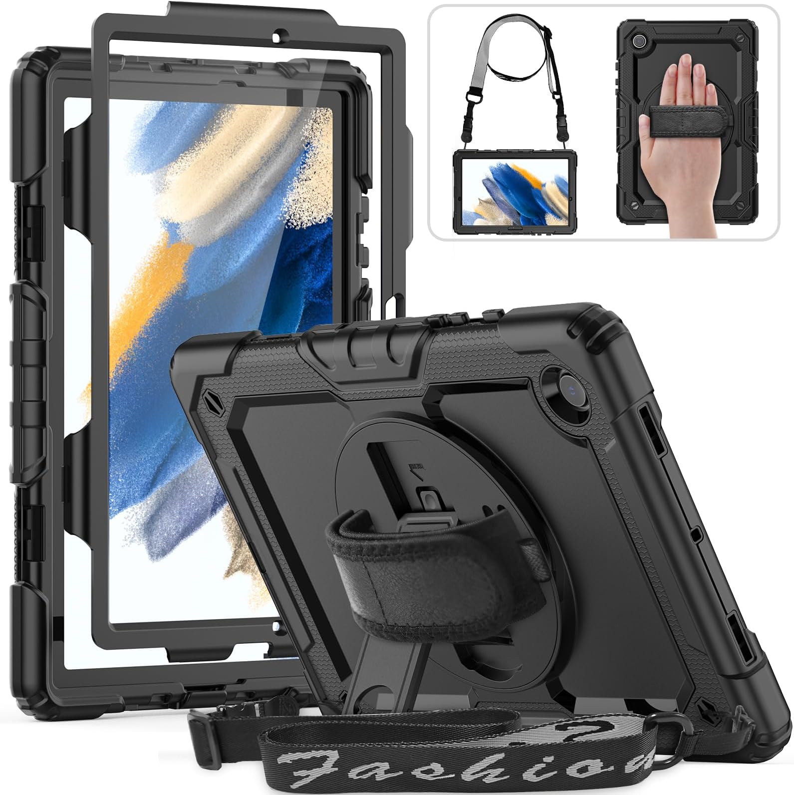 Amazon.com: HXCASEAC for Samsung Galaxy Tab A8 Case 10.5 Full Body ...