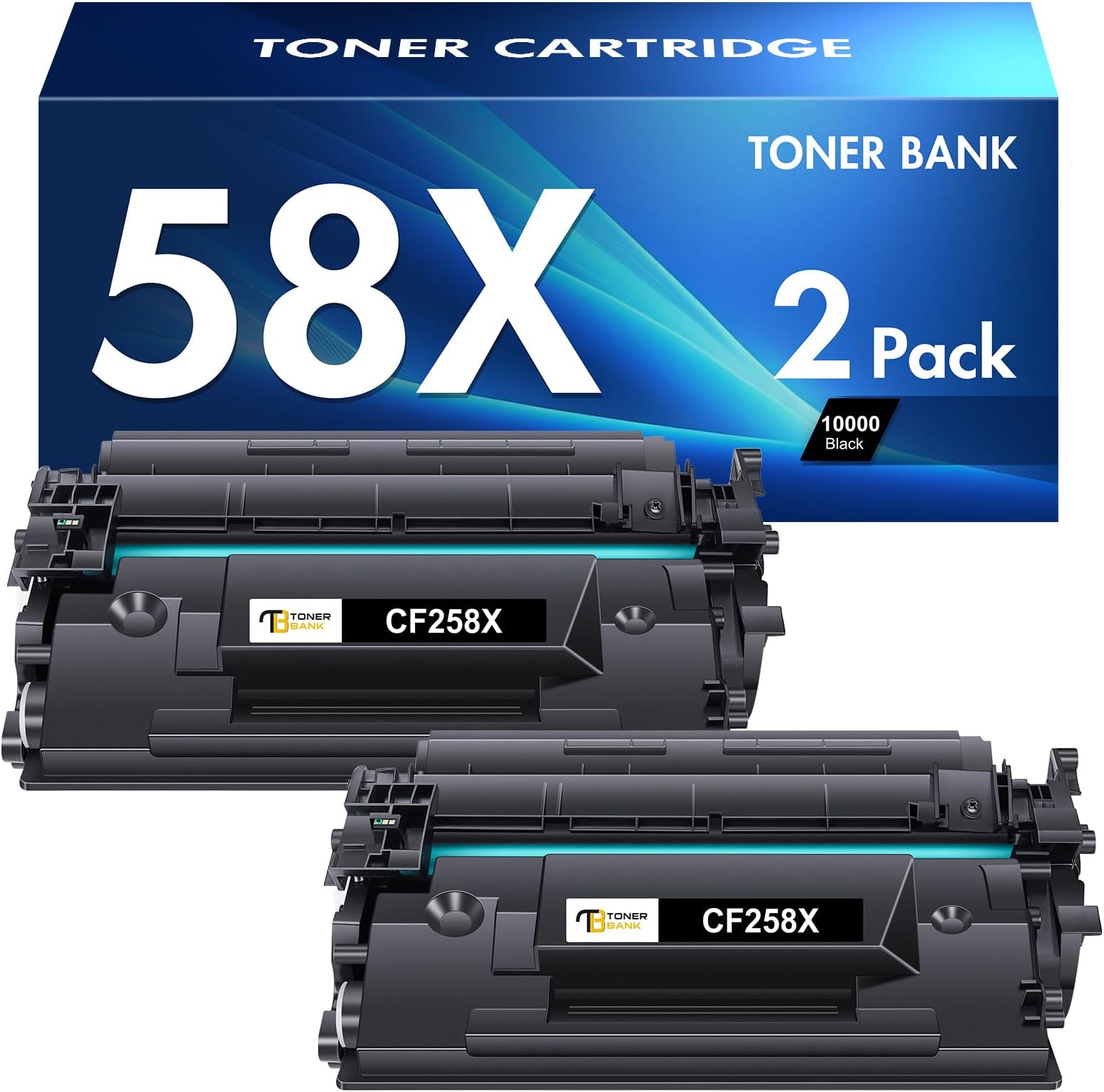 Amazon.com: 58X Black High-yield Toner Cartridge: 2 Pack (with New Chip ...