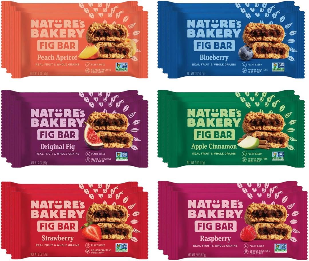 Amazon.com: Nature’s Bakery Double Chocolate Brownie Bars, Whole Grains ...