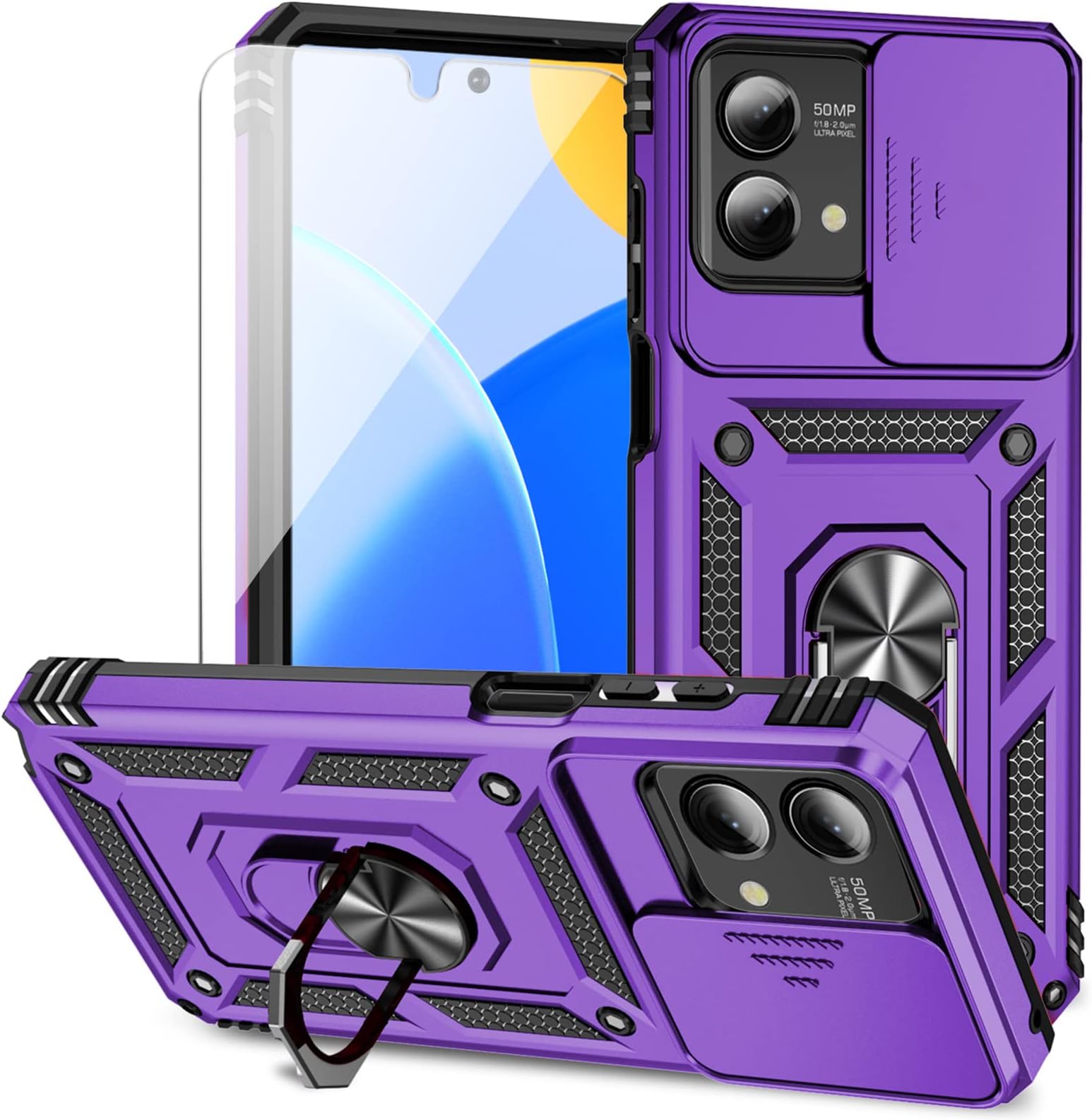 Amazon.com: for Moto G Stylus 5G 2023 Case with Slide Camera Cover HD ...