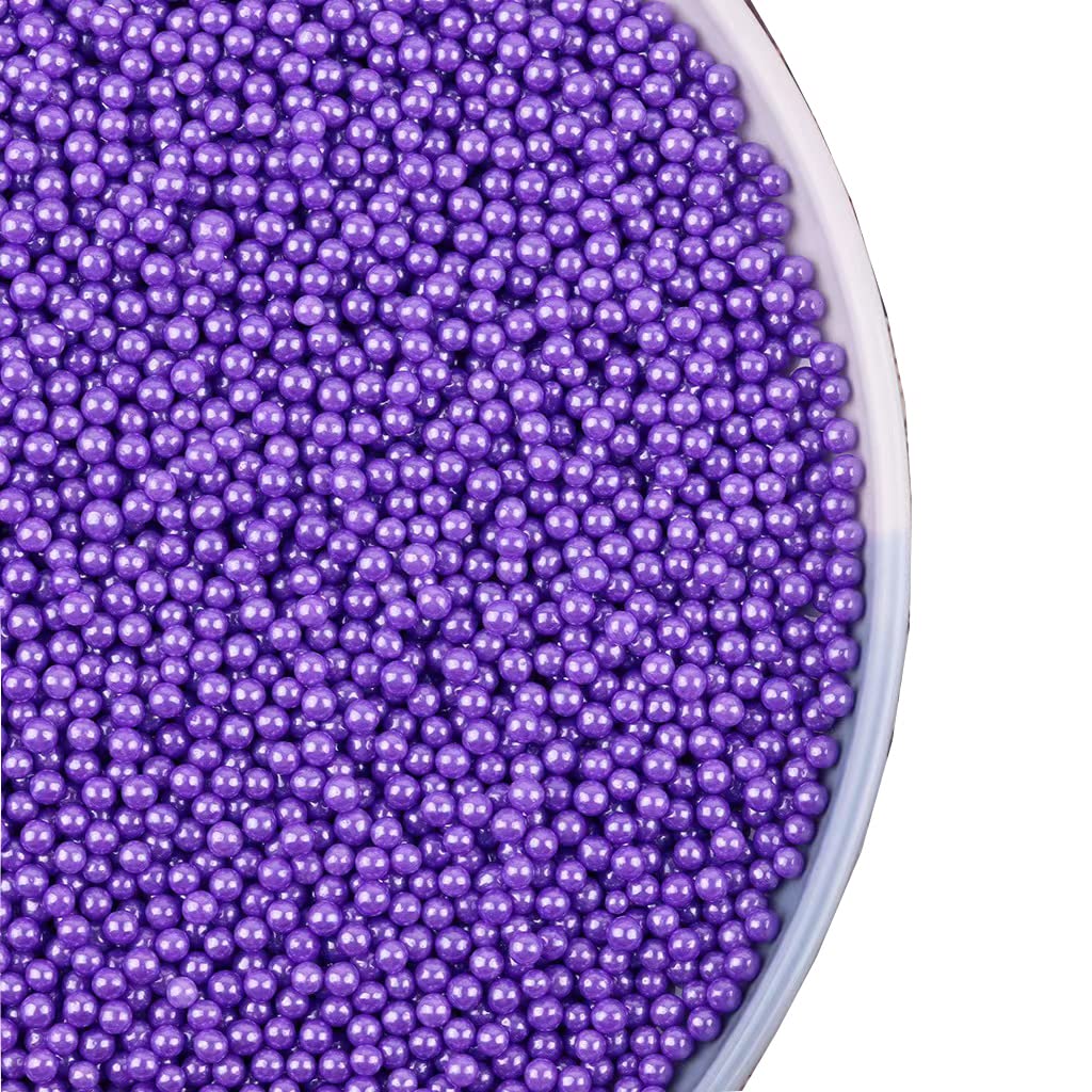 Snapklik.com : Purple Sprinkles Edible Pearl Sprinkles 130g 4.6OZ,Cake ...