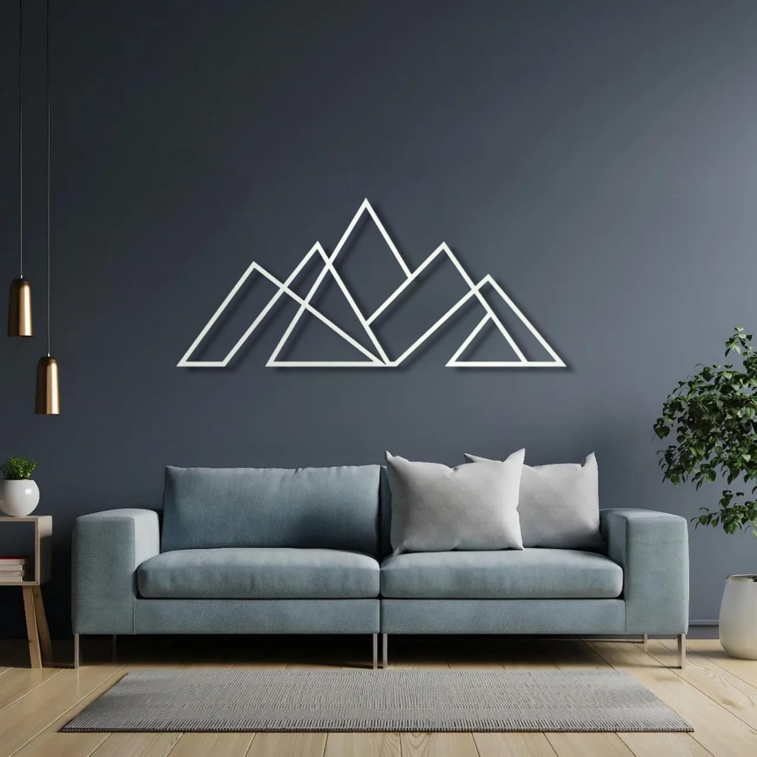 Amazon.com: Metal Mountain Art, Mountain Metal Wall Decor, Mountain ...